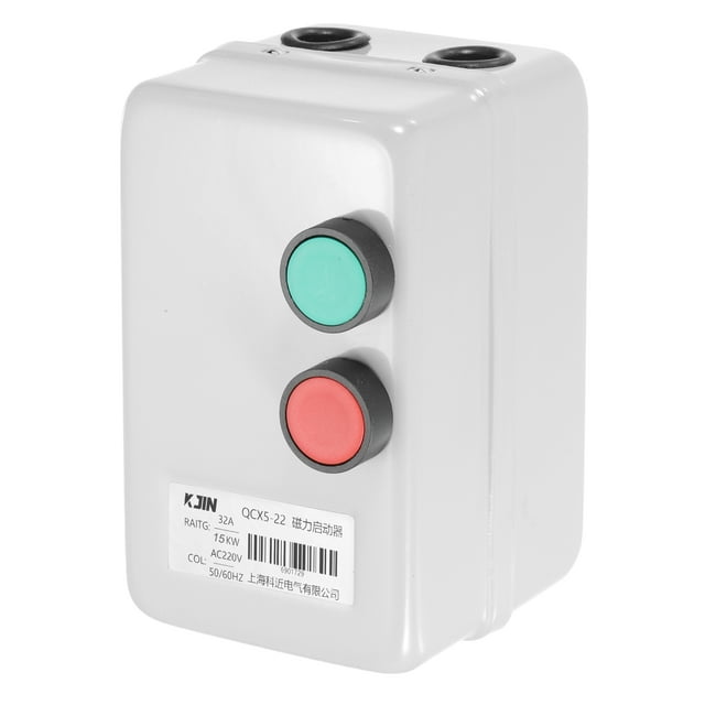 Magnetic Electric Motor Starter, 380V 11KW 15HP, 3 Phase Magnetic Switch Motor Starter for Air ...