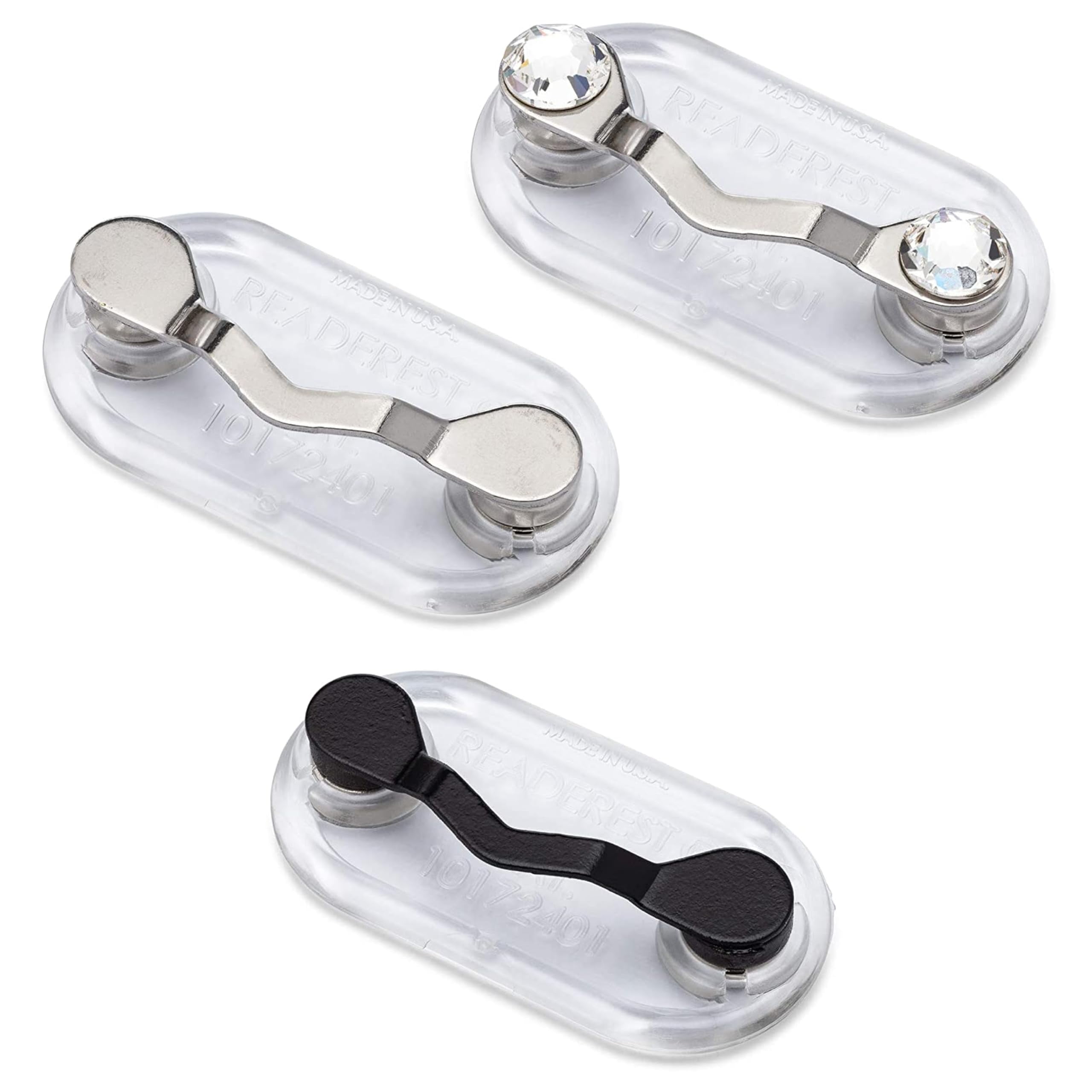 Readerest Magnetic Eyeglasses Holder - 2 Styles Magnet Pin (2x ...