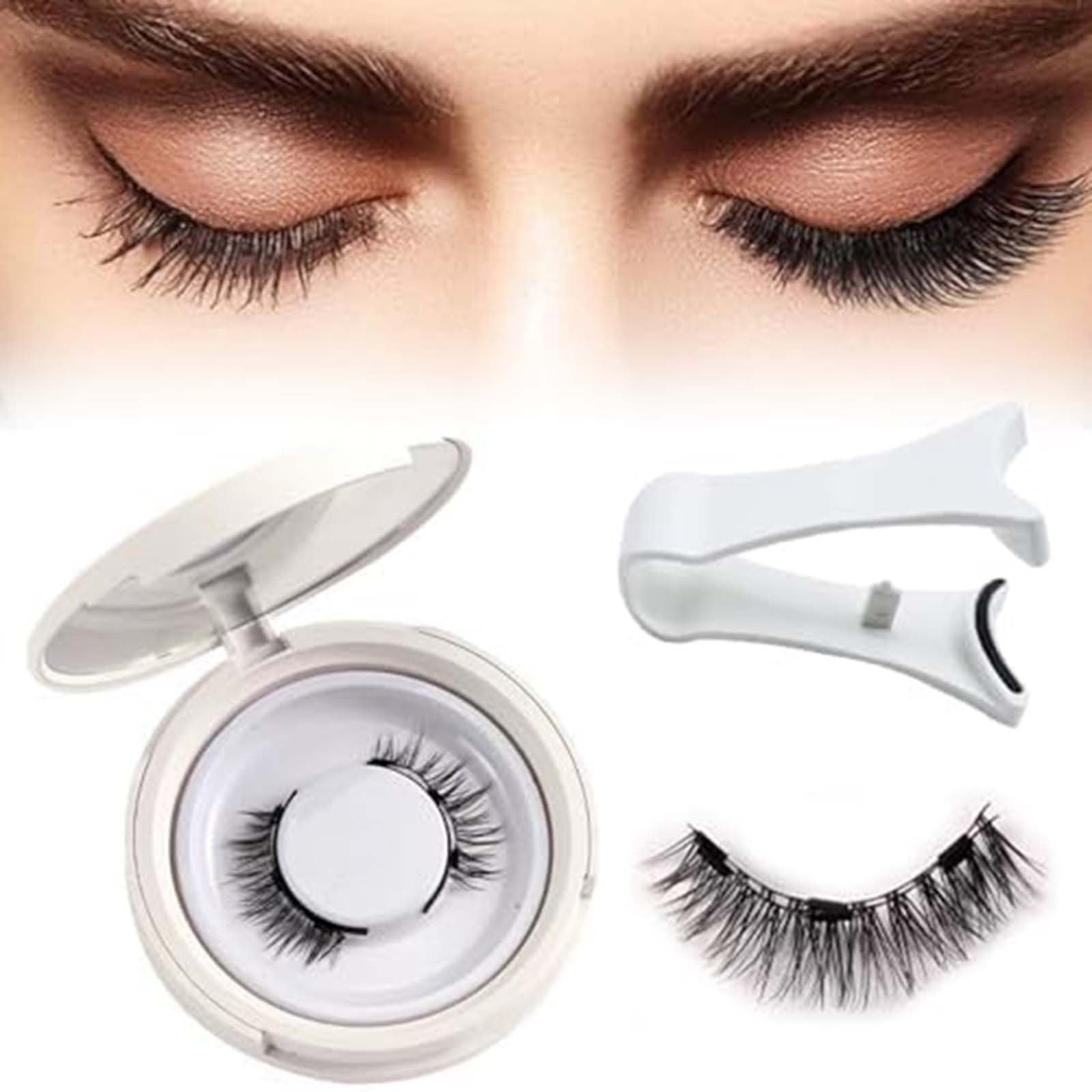 Magnetic Eyelashes with Applicator All-Day Secure Hold, Upgrade Soft ...
