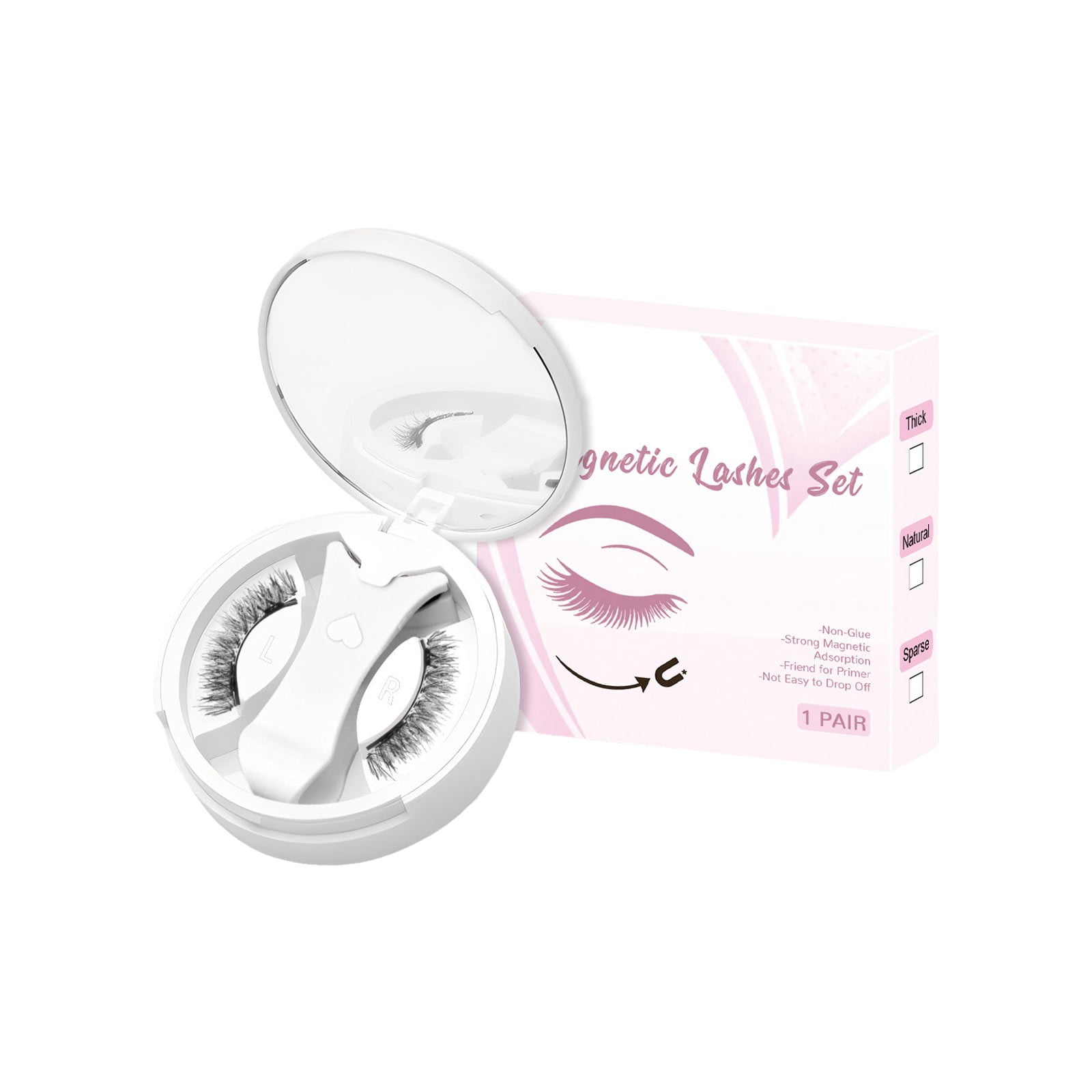 Eyelashes, Eyelashes with Applicator,2025 New Lashes Natural Look ...
