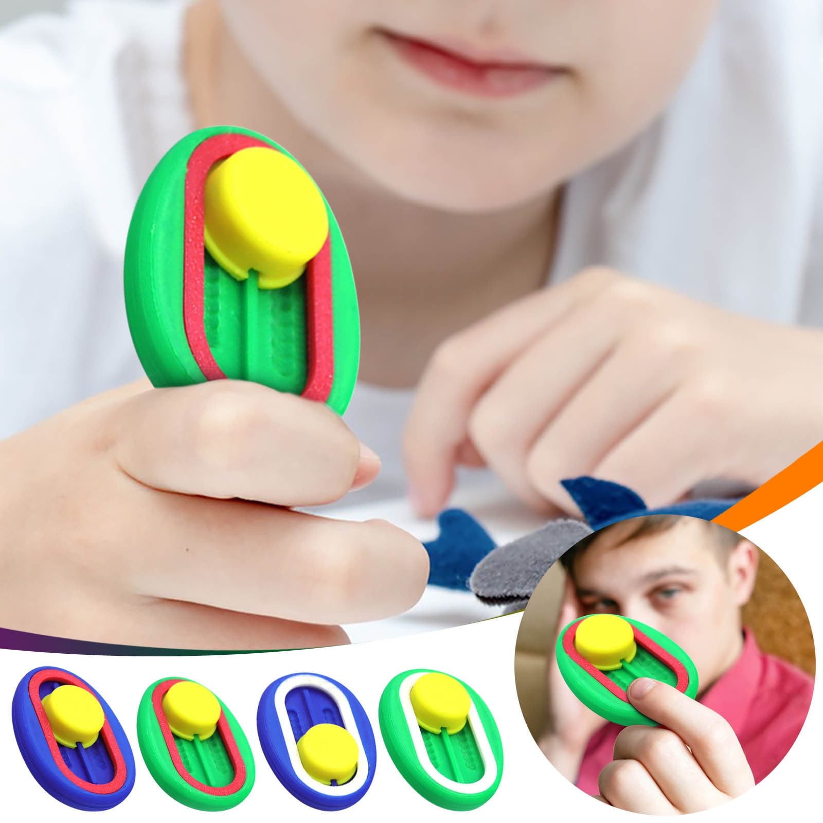 Magnetic Fidget Toys Kids Adults, Fidget Slider for Stress Relief, Calm ...