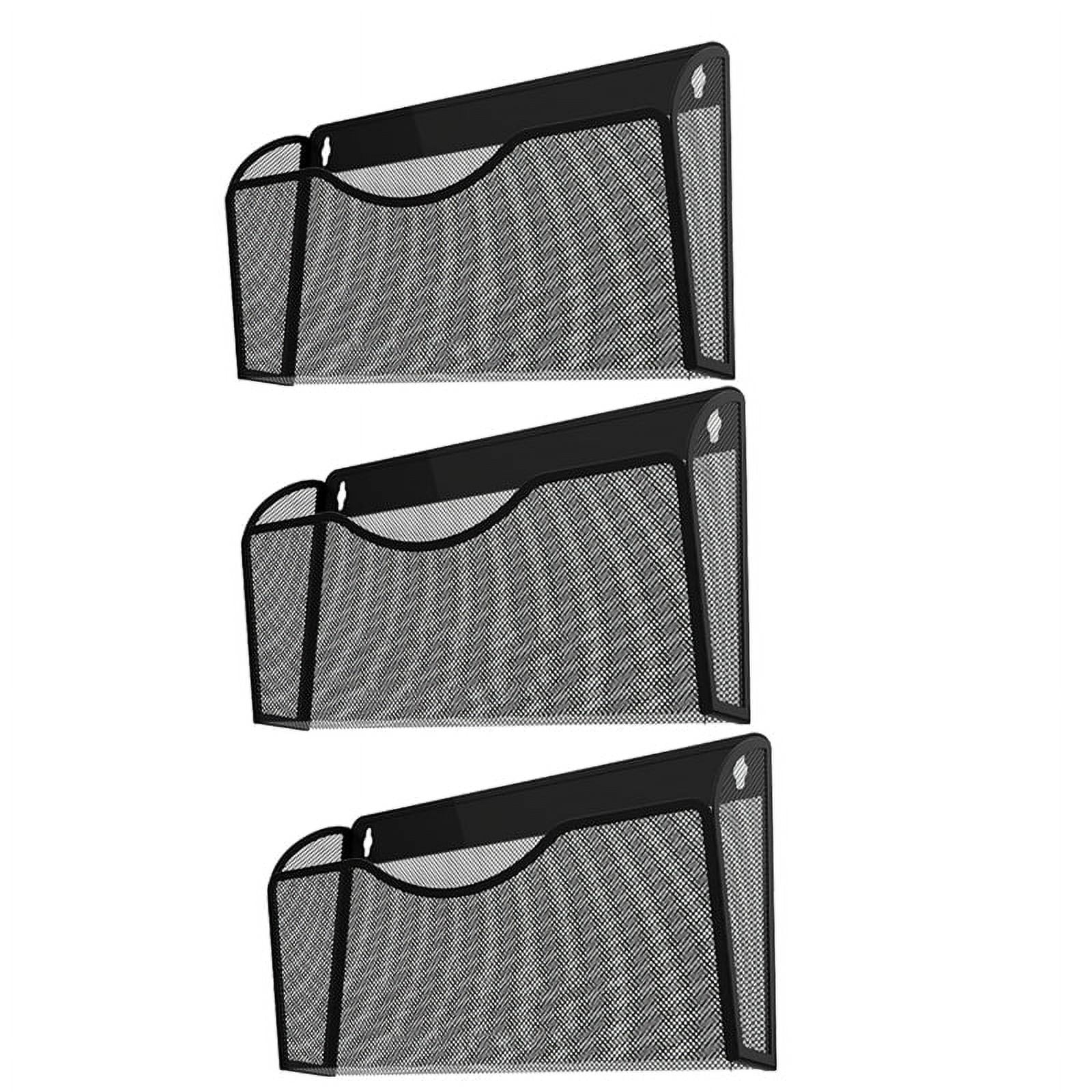 Magnetic File Holder 3 Pockets File Folder Organizer, Office Hanging ...