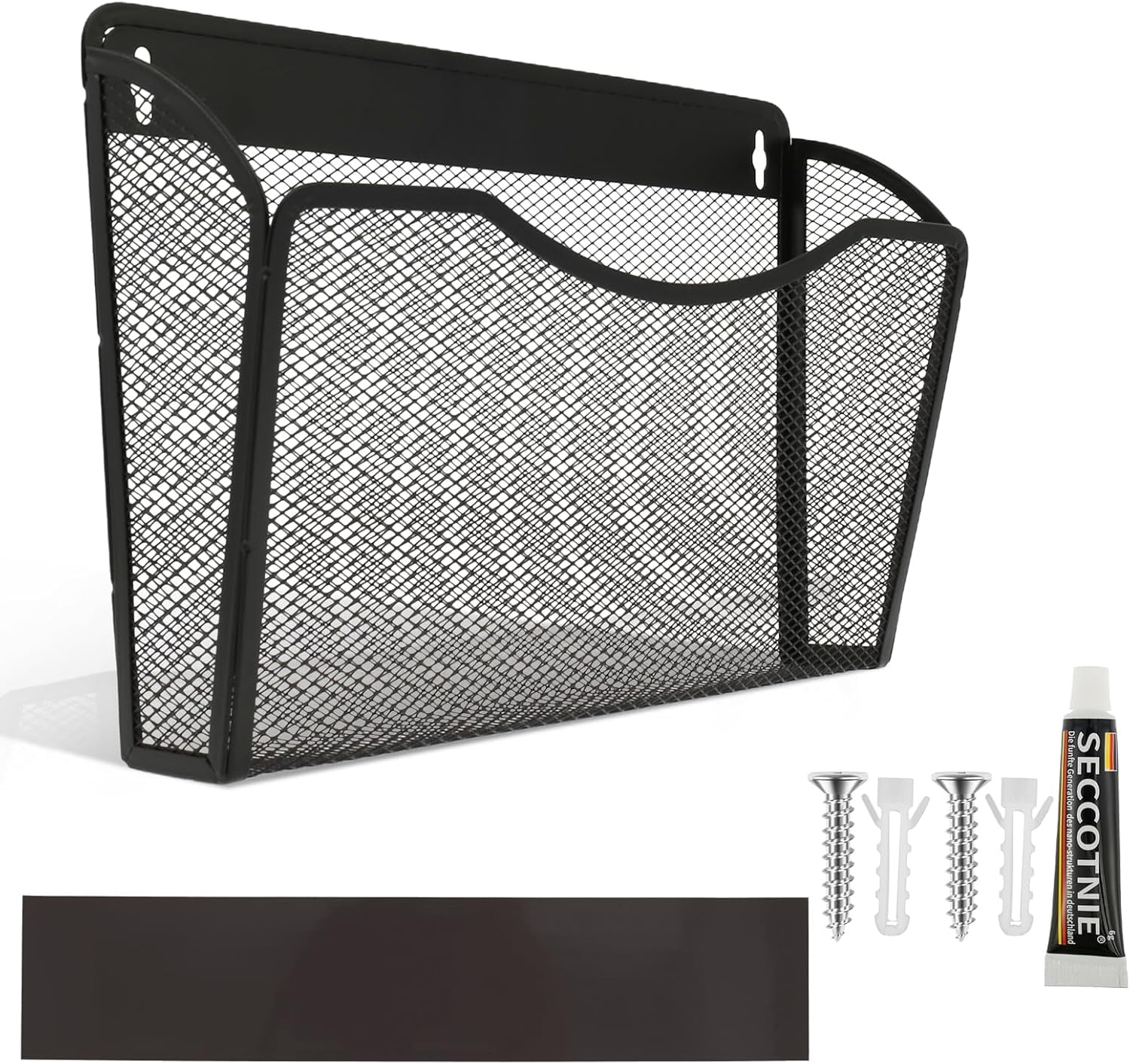 Magnetic File Holder, Fridge Magnet Organizer, Carbon Steel Storage ...