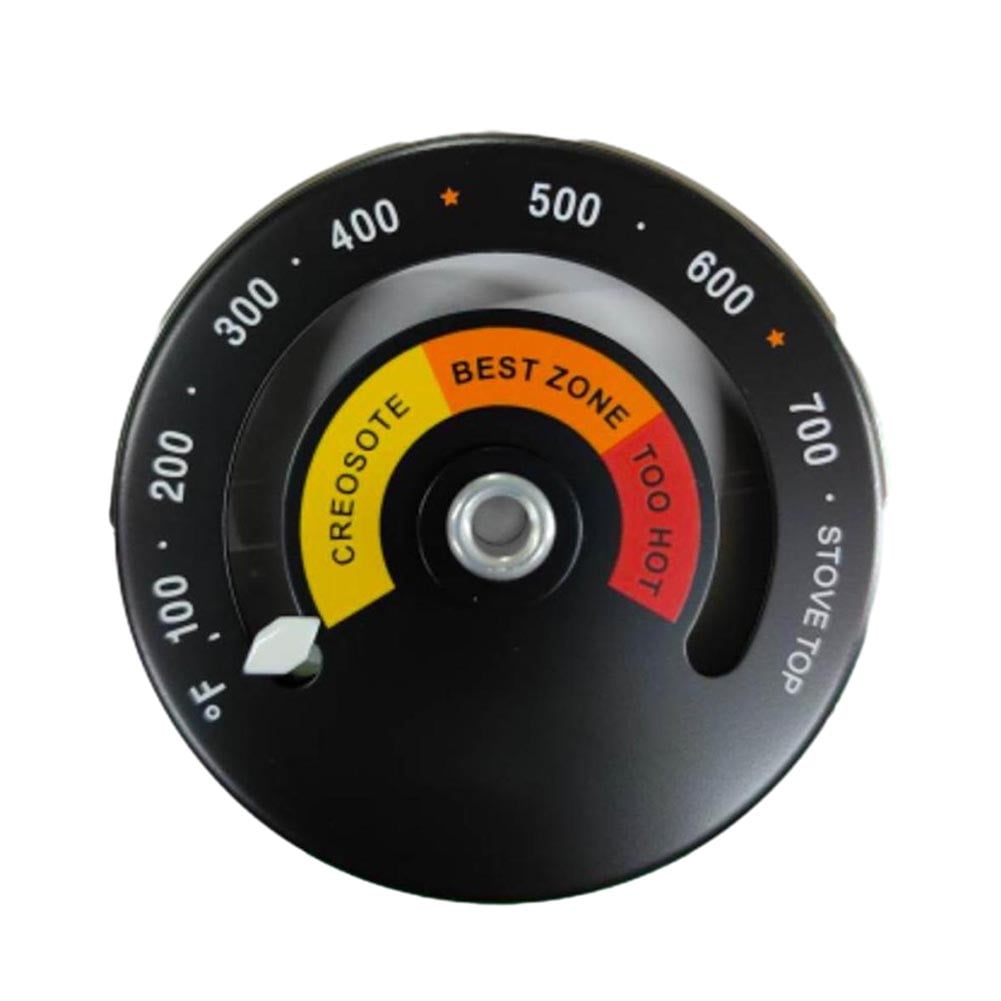 Magnetic Fireplace Stove Thermometer,Aluminum Alloy,100-700°F Range ...