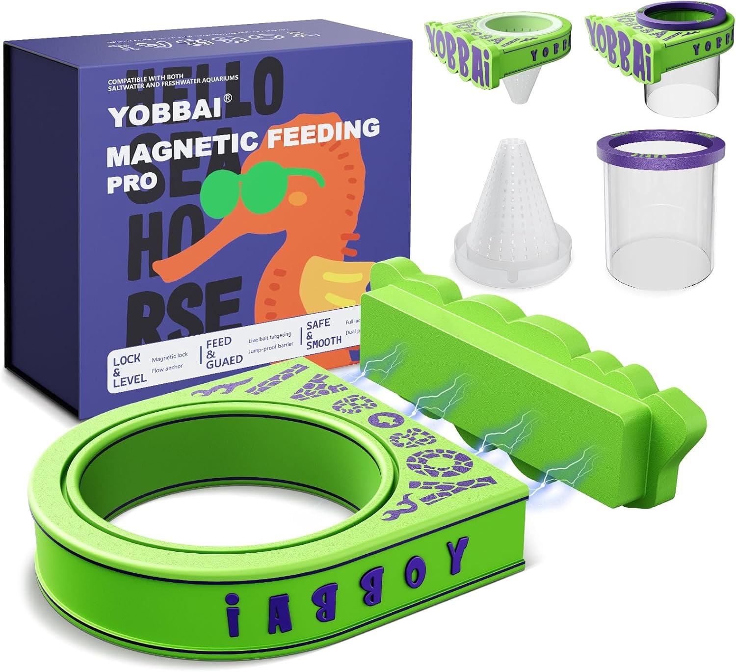 Magnetic Fish Feeding Ring – Strong Magnet Feeder for Betta Goldfish ...