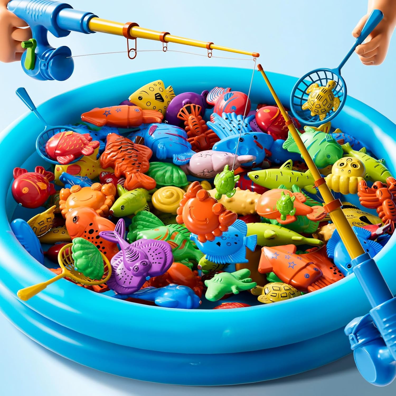 Magnetic Fishing Pool Toys Game for Kids Toddlers 3-5 4-8, Fishing ...