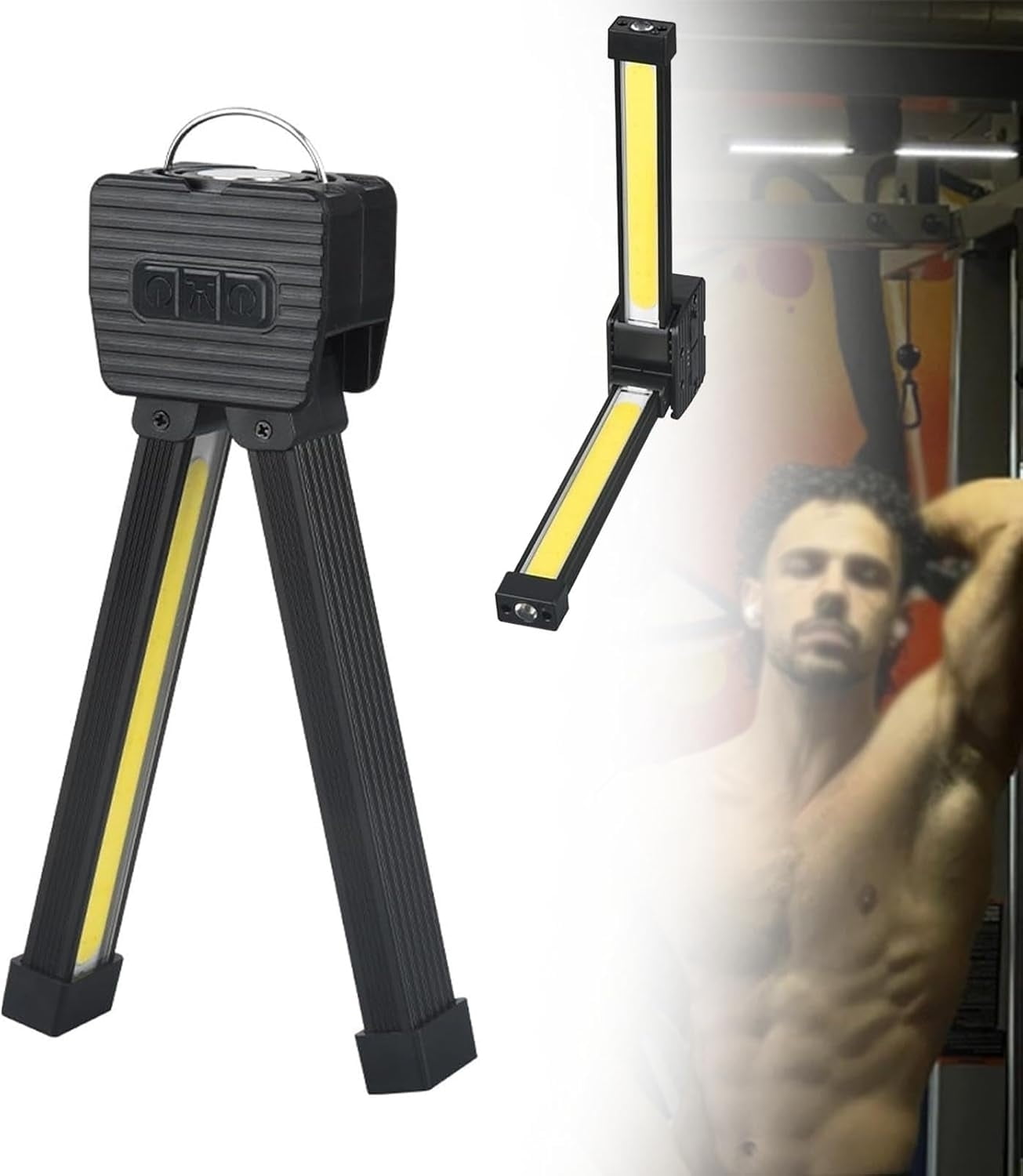 Magnetic Fitness Light, 7 Levels of Dimming and 180 Degree Folding for ...