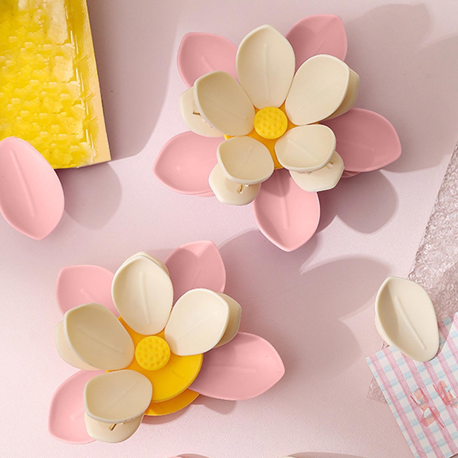 Magnetic Flower Snack Bag Clips Double Layer Airtight Food Storage ...