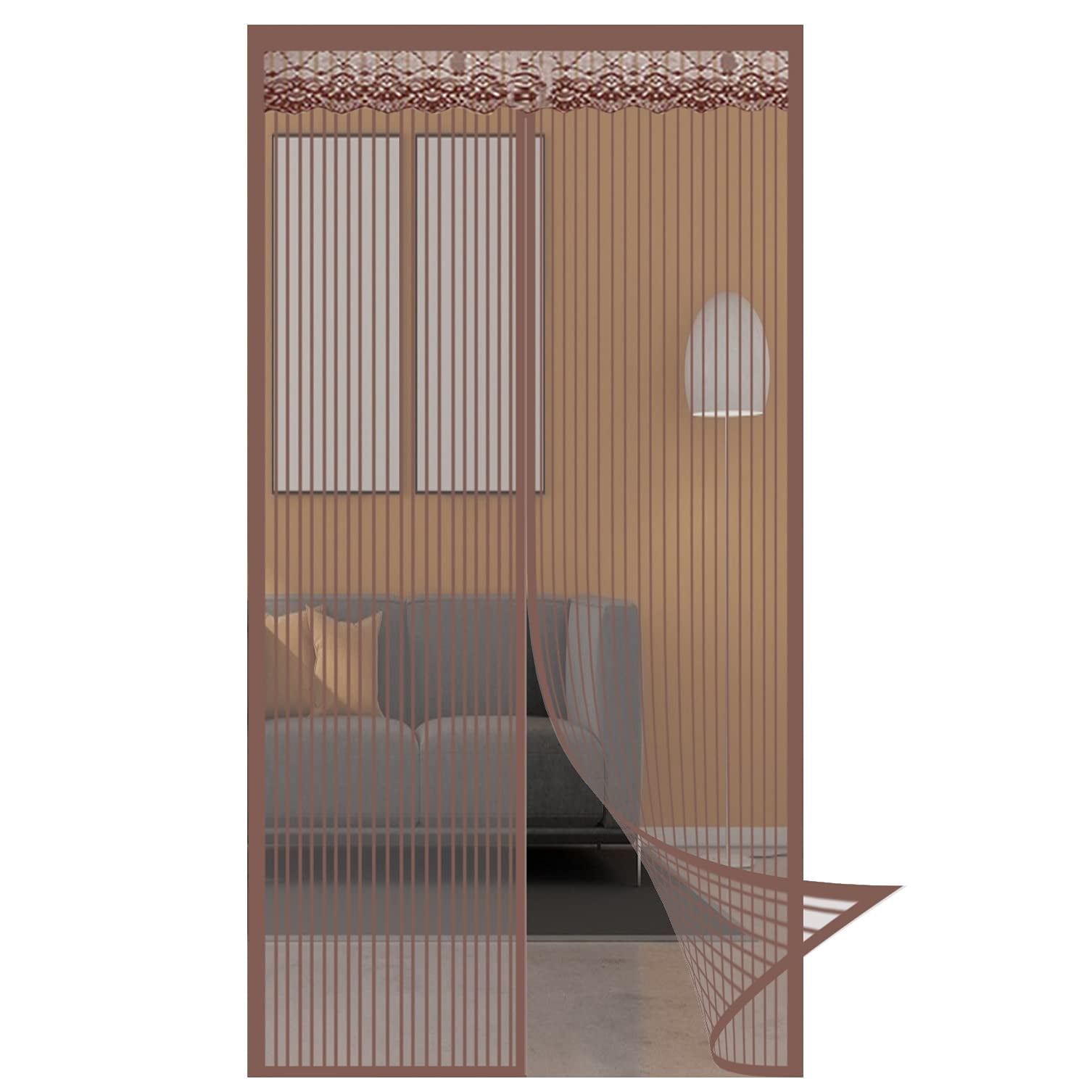 Magnetic Fly Insect Screen Door, 75x215cm High Density Mesh Mosquito ...