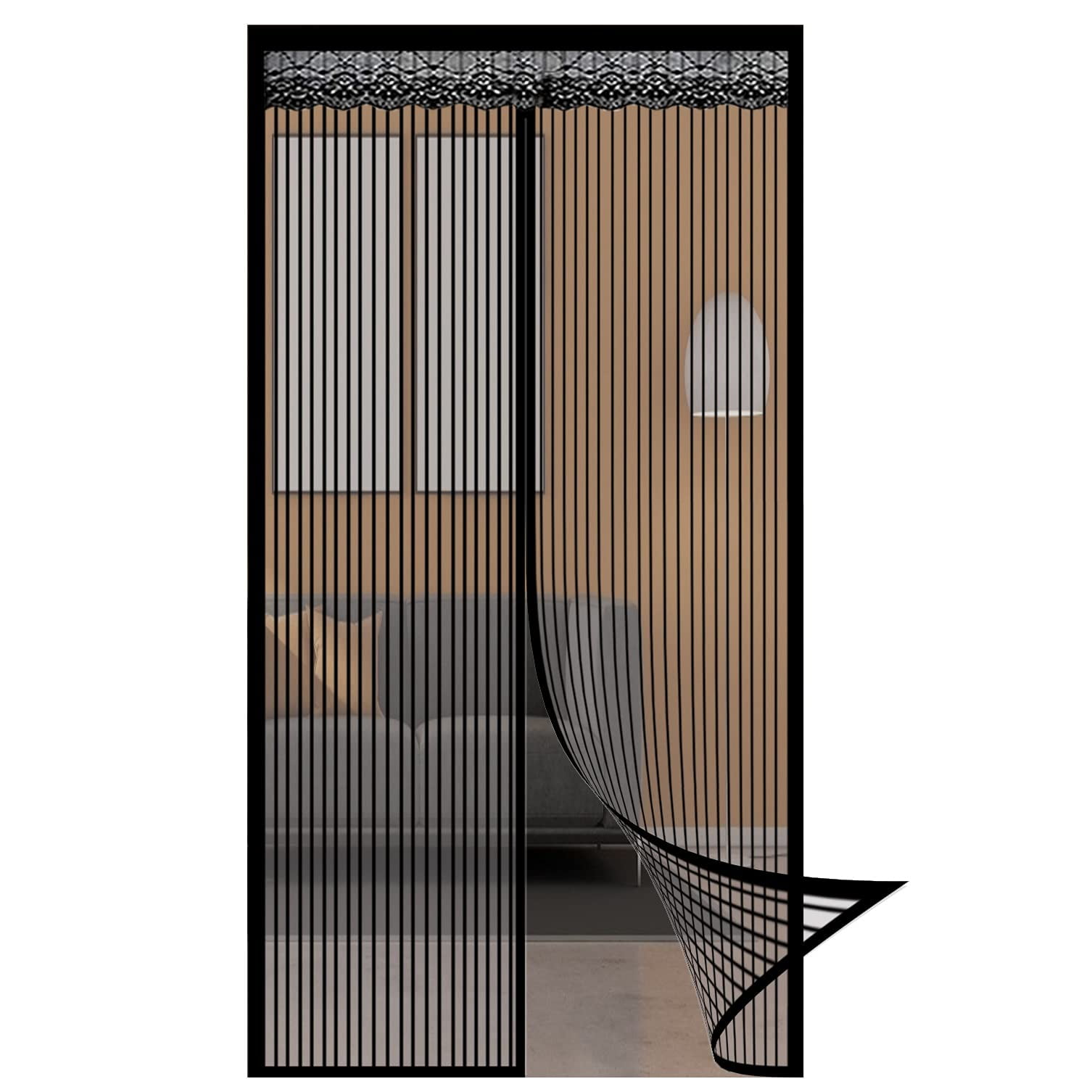 Magnetic Fly Insect Screen Door, 80x200cm Keep Bugs Out Insect Mosquito ...