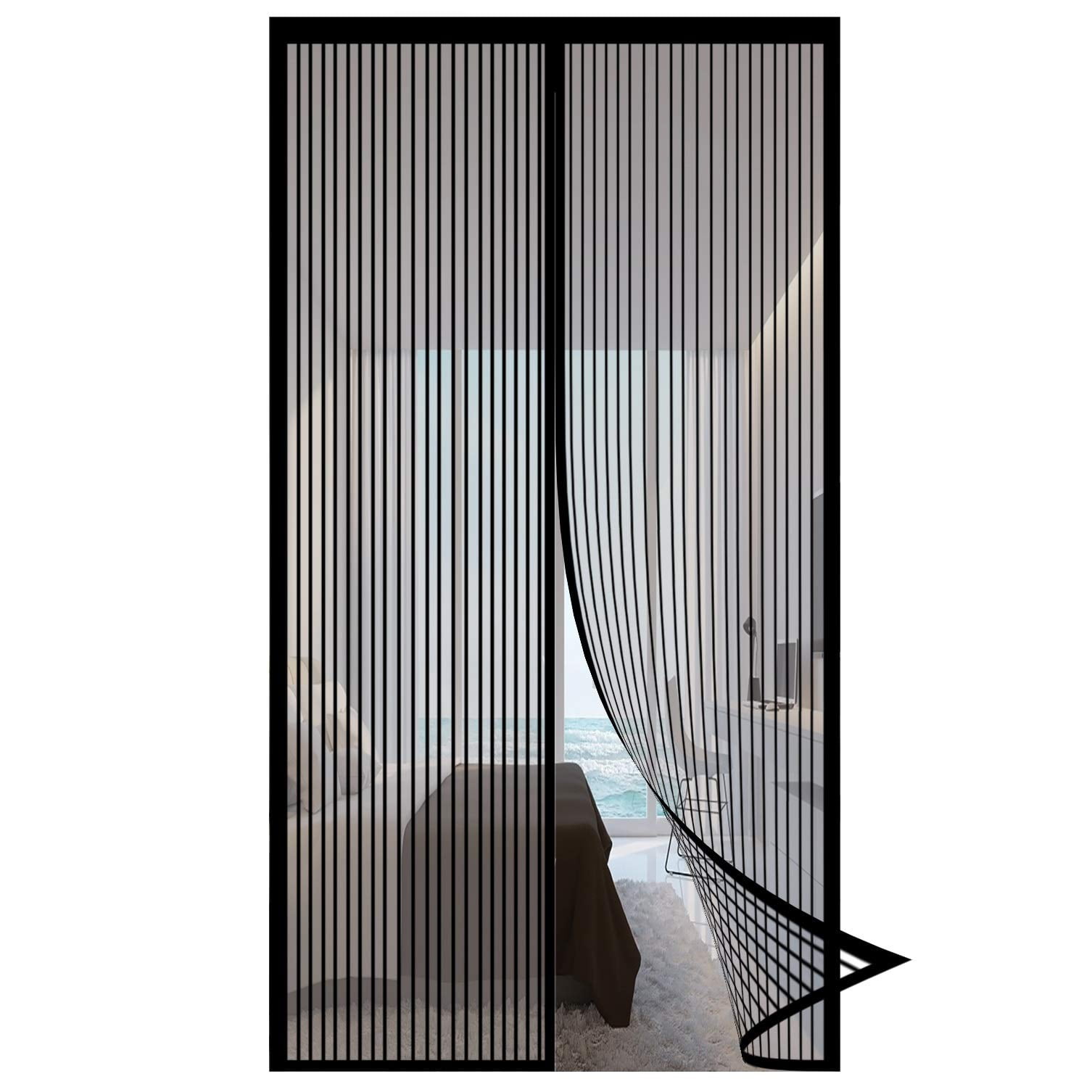 Magnetic Fly Screen Door, 95x210cm Mosquito Bug Protection Insect Net ...