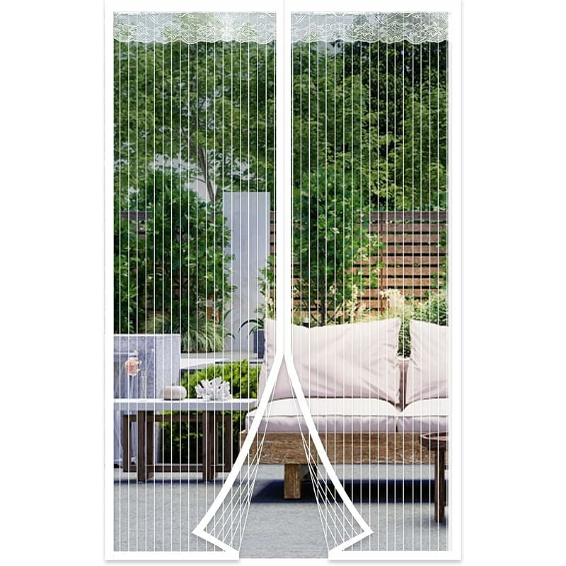 Magnetic Fly Screen Door Anti-Mosquito Door Curtain with Magnetic Closure Without Drilling for ...