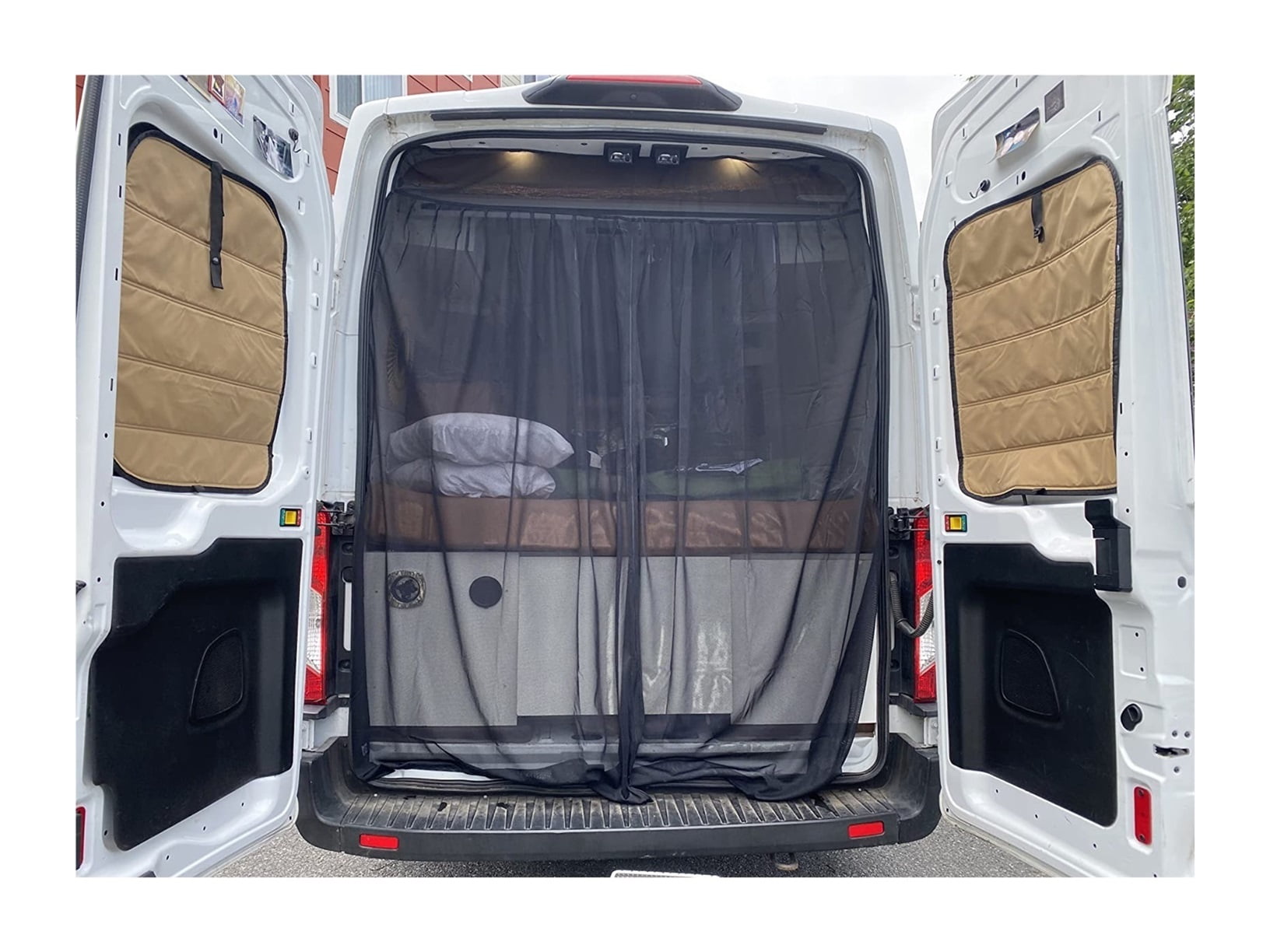 Magnetic Fly Screen for Mid High Roof Camper Van Bug Mesh Mosquito Net ...