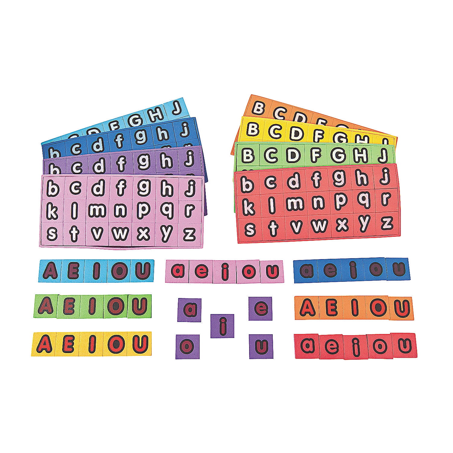 Magnetic Foam Alphabet Letters - Educational - 208 Pieces - Walmart.com