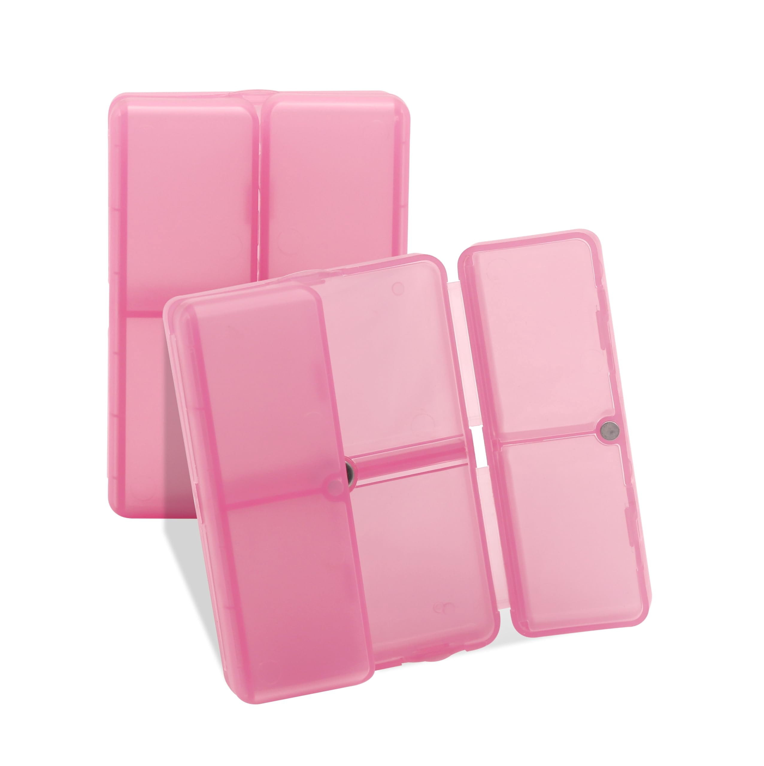 Magnetic Foldable Pill Case, 7 Compartments Portable Travel Pill Box ...
