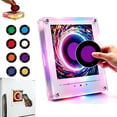 Magnetic Fridge Music Player, 128MB Mini Vinyl Record Player Magnet ...