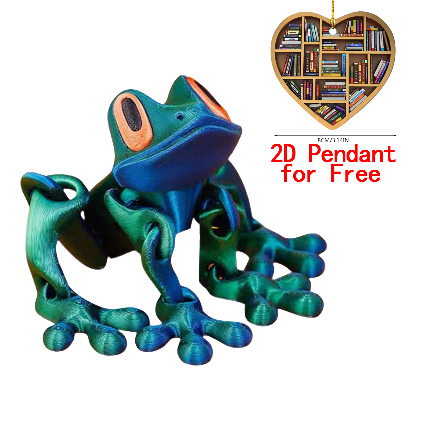 Magnetic Frogs – 3D Printed Frog Fridge Magnet with Articulated Joints ...