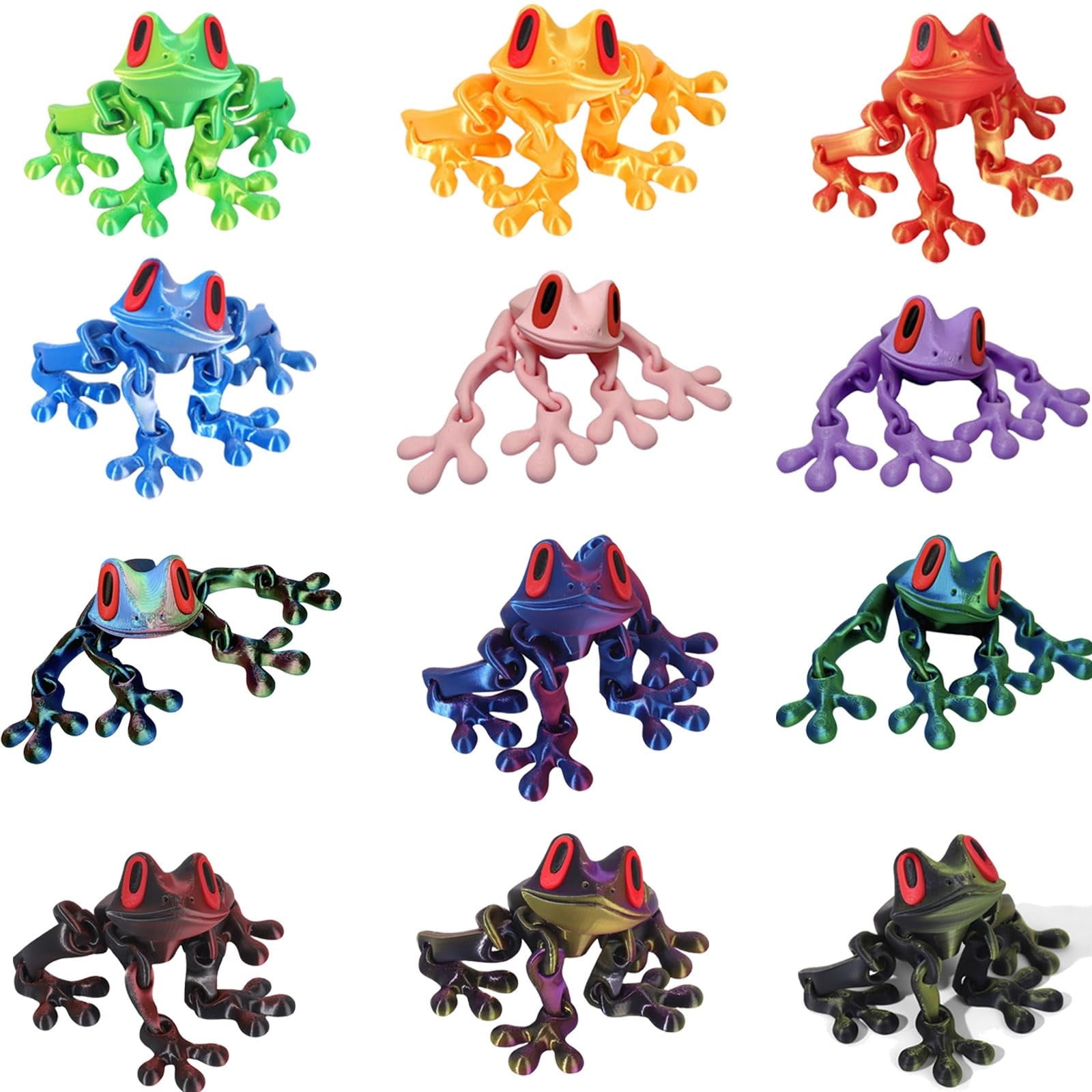 Magnetic Frogs for Refrigerator, 3D Printed Magnet Frog, Realistic ...
