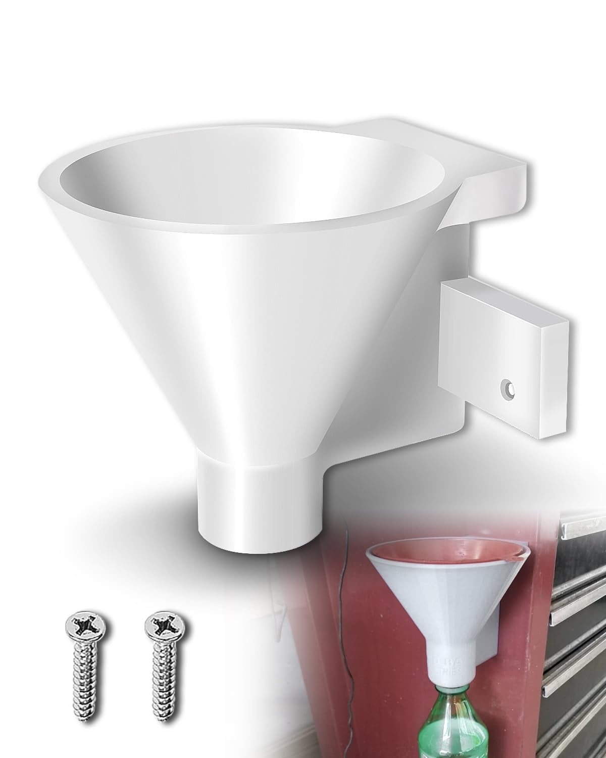 Magnetic Funnel Holder/Oil Filter Drain Rack with Magnetic Mount for ...