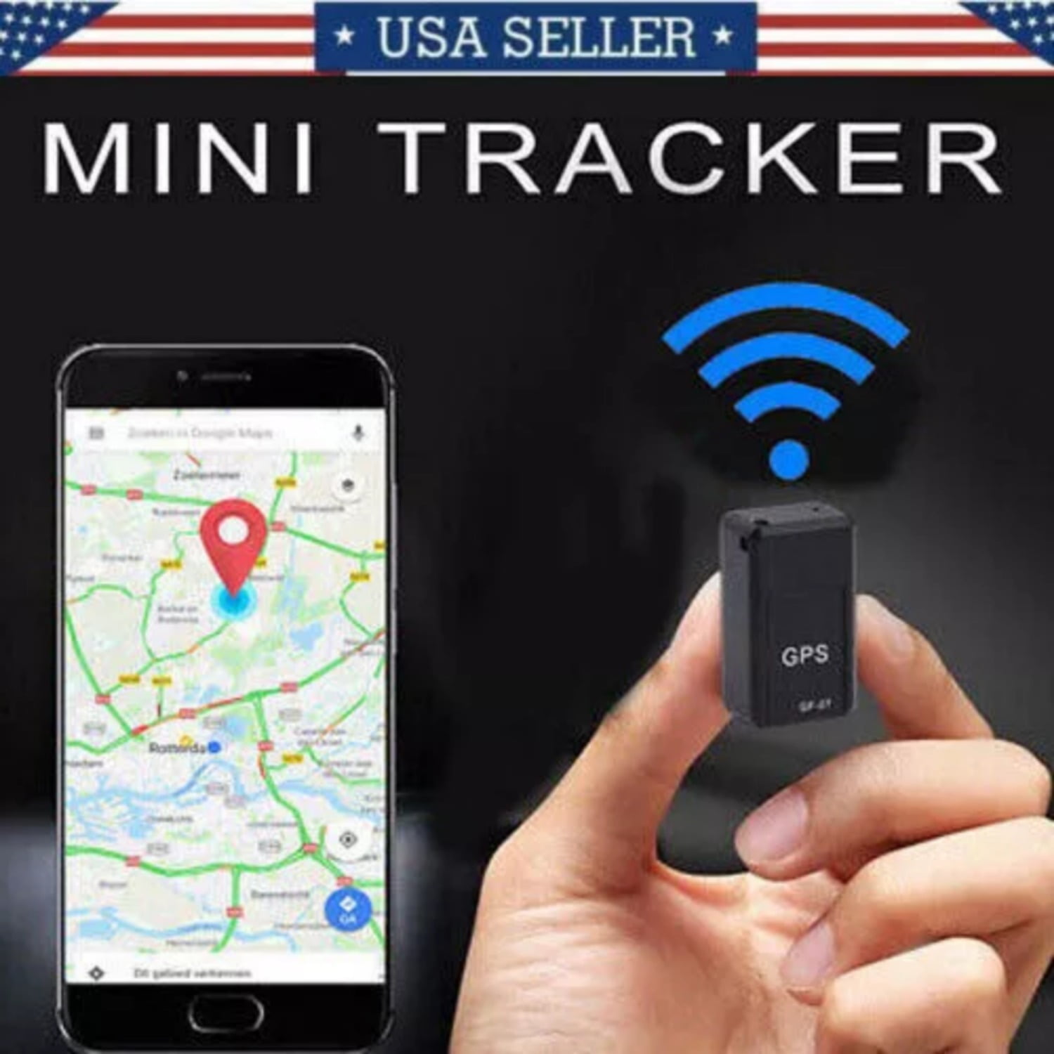 Magnetic GF07 Mini GPS Real Time Car Locator Tracker GSM/GPRS Tracking ...