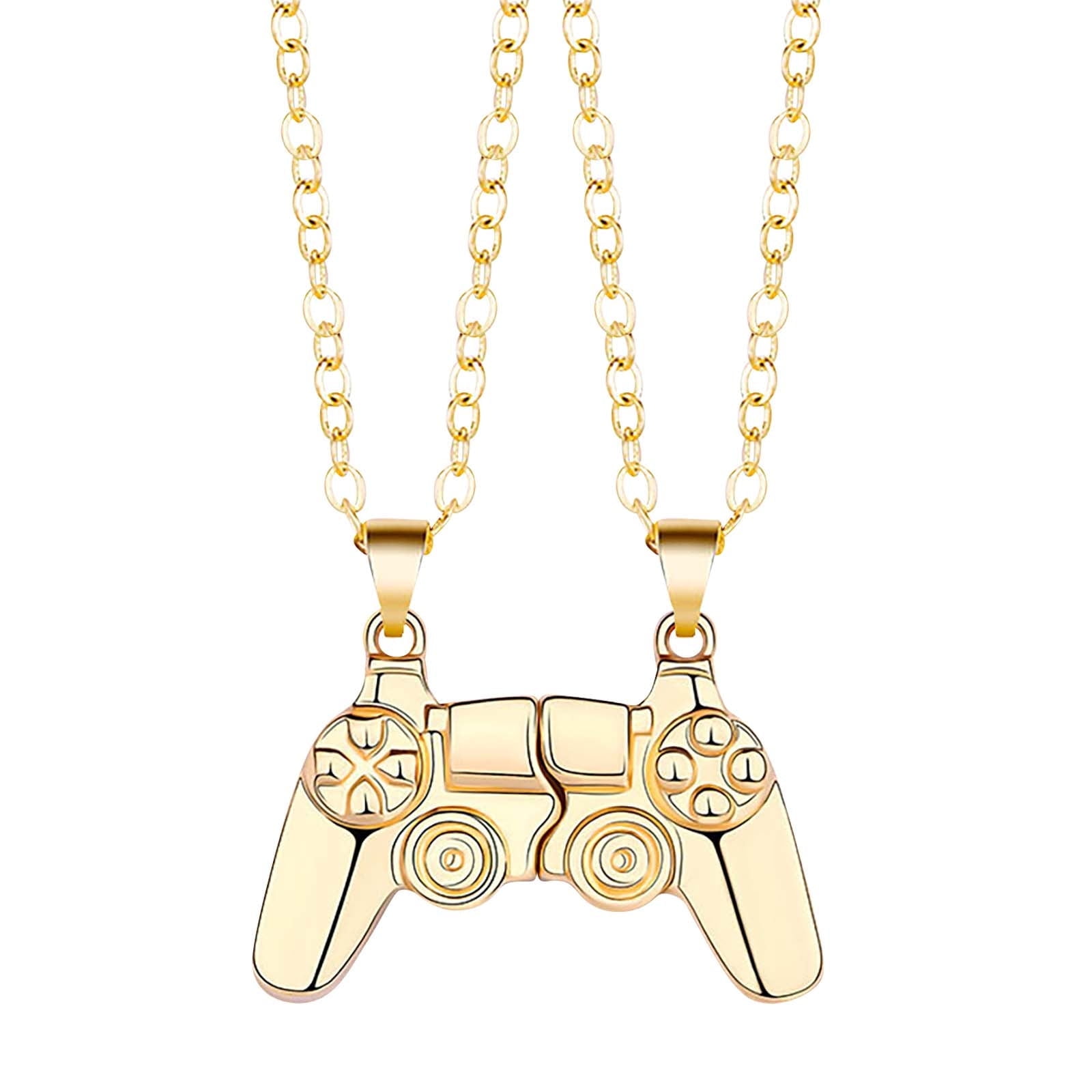 Magnetic Game Controller Necklace for Couple Matching Console Handle ...