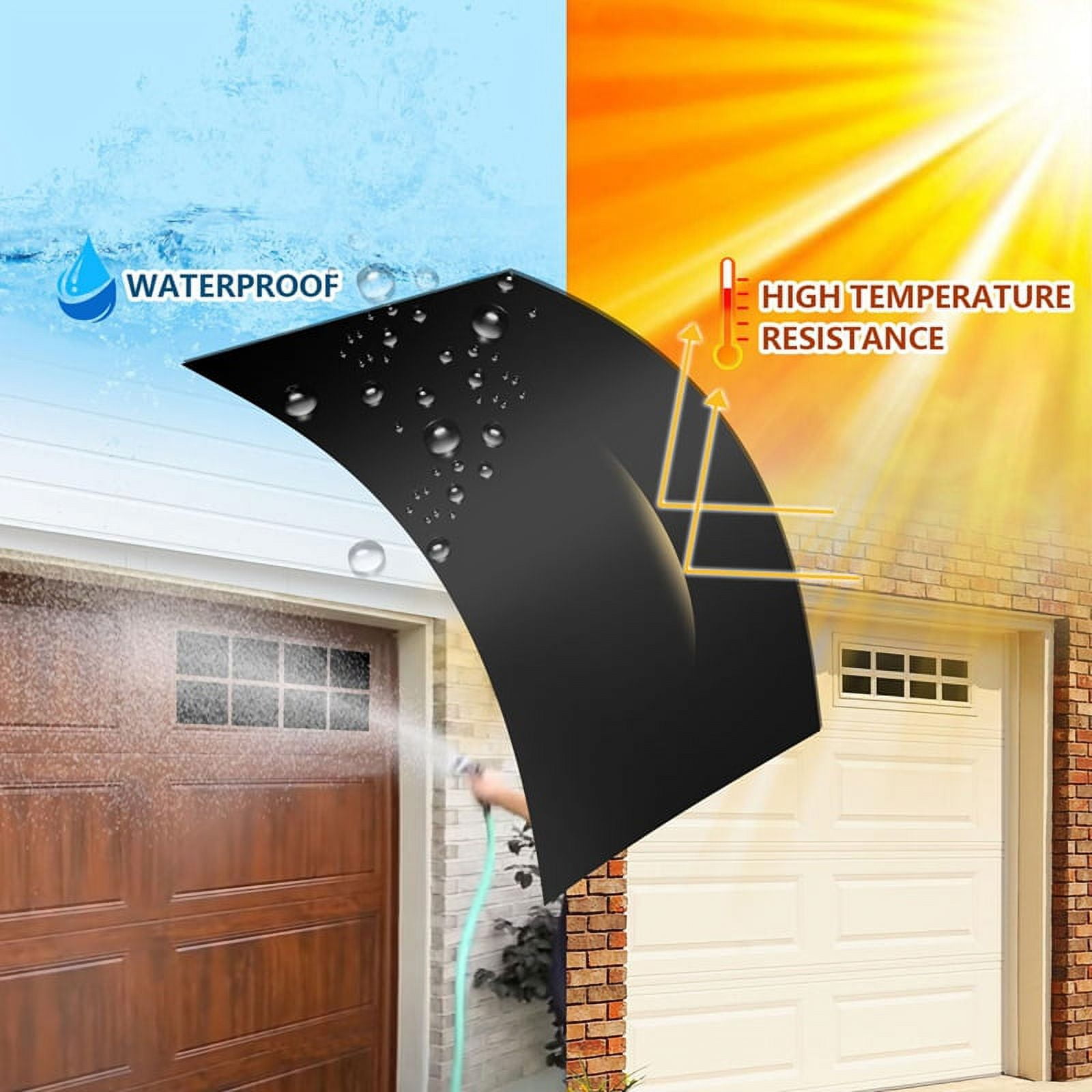 Magnetic Garage Door Window Hardware Faux PVC Fake Decorative Window ...