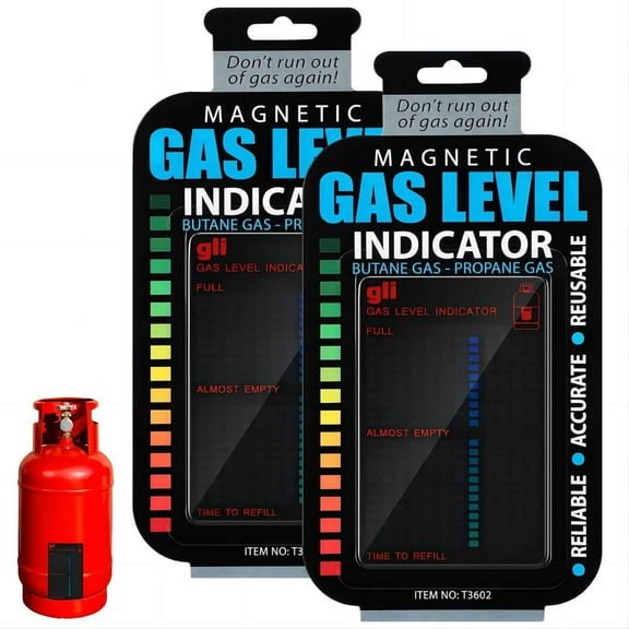 SharkTRUE Magnetic Gas Level Indicator,Propane Gas Tank Gauge,Reusable ...