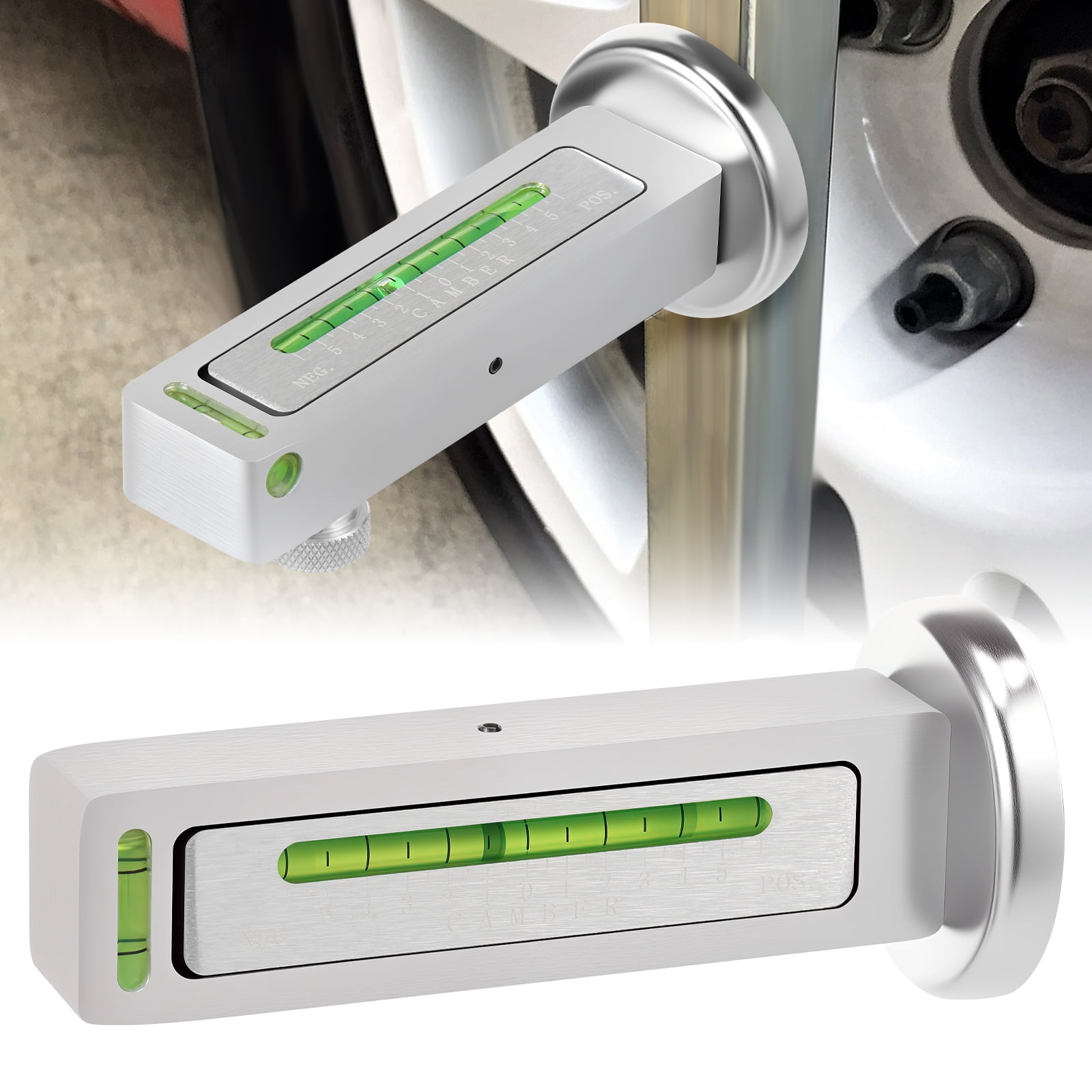 Magnetic Gauge Tool Adjustable Wheel Alignment Gauge Portable Camber ...