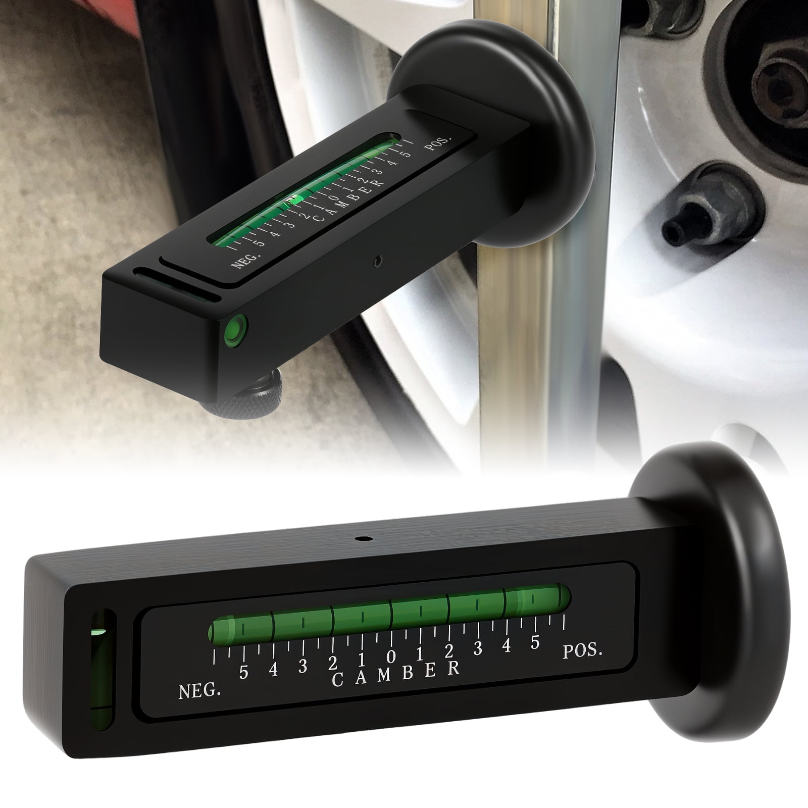 Magnetic Gauge Tool Adjustable Wheel Alignment Gauge Portable Camber Caster Alignment Tool ...