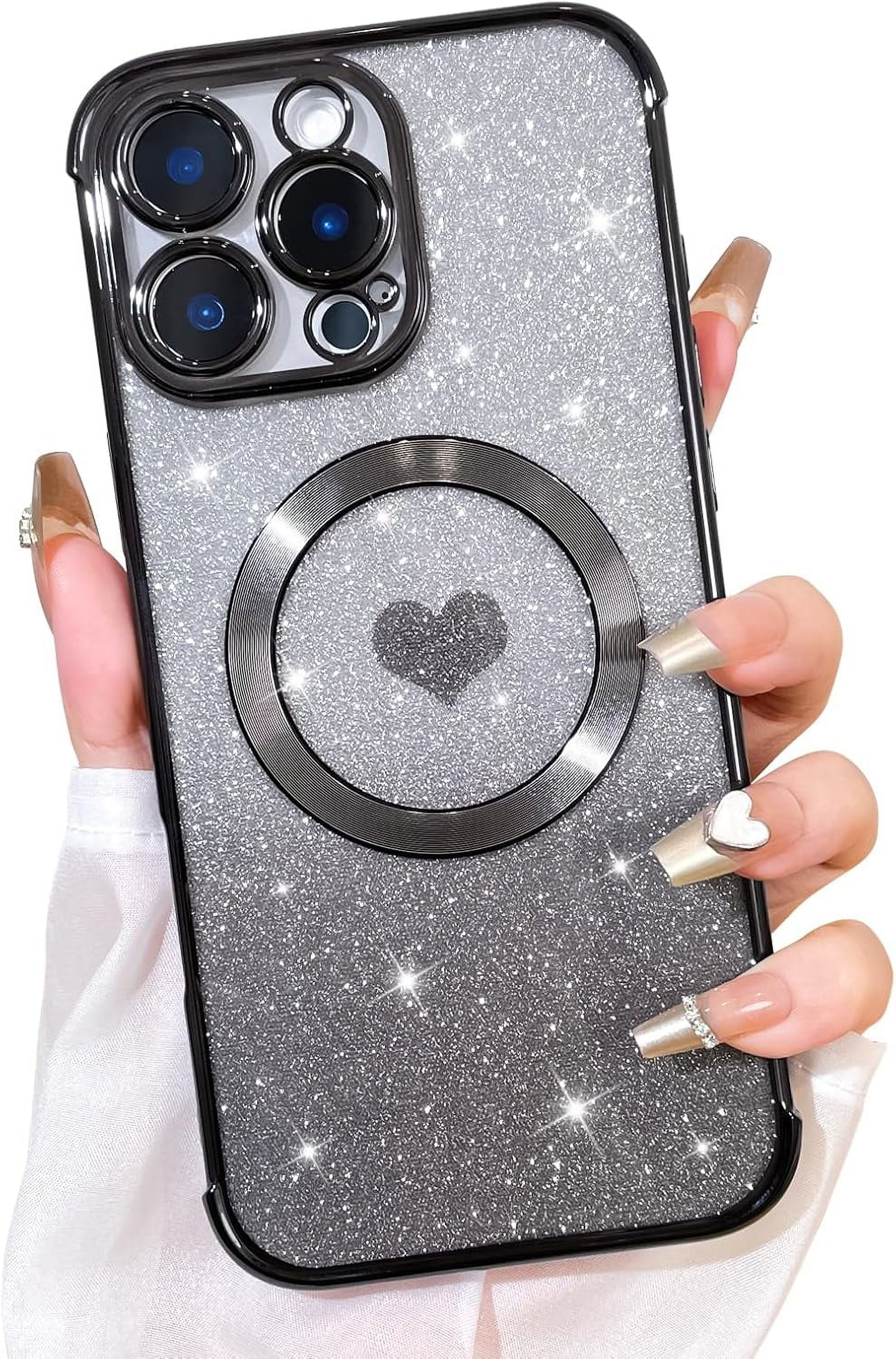 Magnetic Glitter for iPhone 16 Pro Max [ Compatible with MagSafe ...