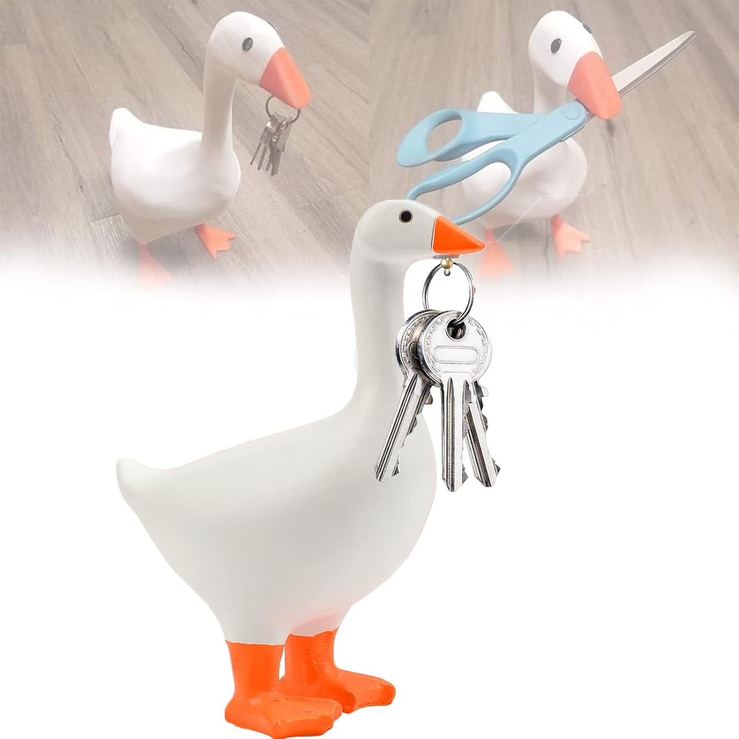 Magnetic Goose Duck Key Holder, Magnetic Resin Goose Duck Shape Key ...
