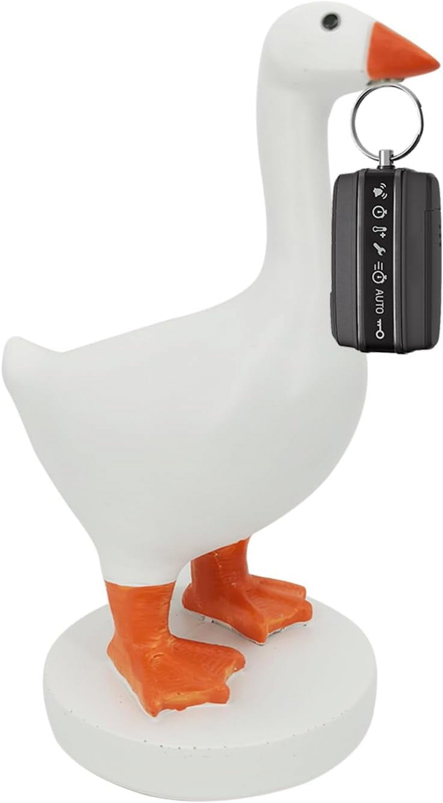 Magnetic Goose Duck Keychain Cute Home Decor, Resin Goose Duck Statue ...