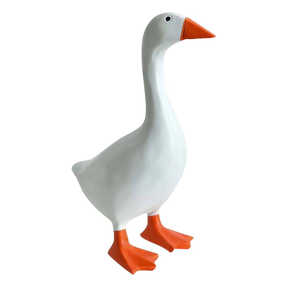 Magnetic Goose Key Holder Cute Duck Resin Statue Multi-Purpose Entryway ...
