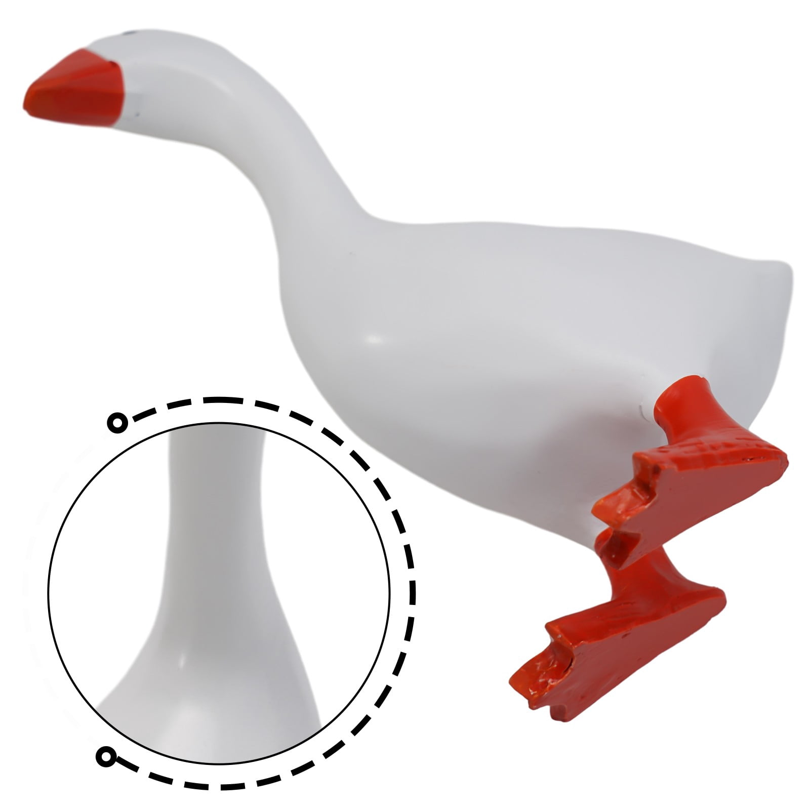 Magnetic Goose Key Holder Duck Statue Ornaments Suction Statue Standing ...
