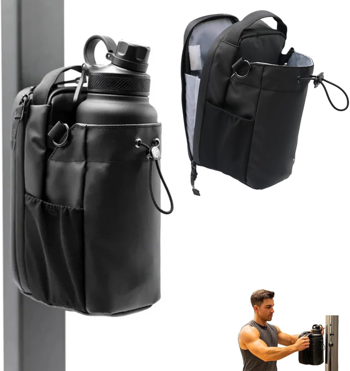 Magnetic Gym Bag - Bottle with Magnetic Attachment, Use ﻿﻿aquaguard ...