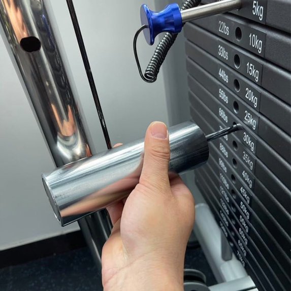 Magnetic Gym Stacked Weight Pin Cable Machine Weight Plate Extender ...