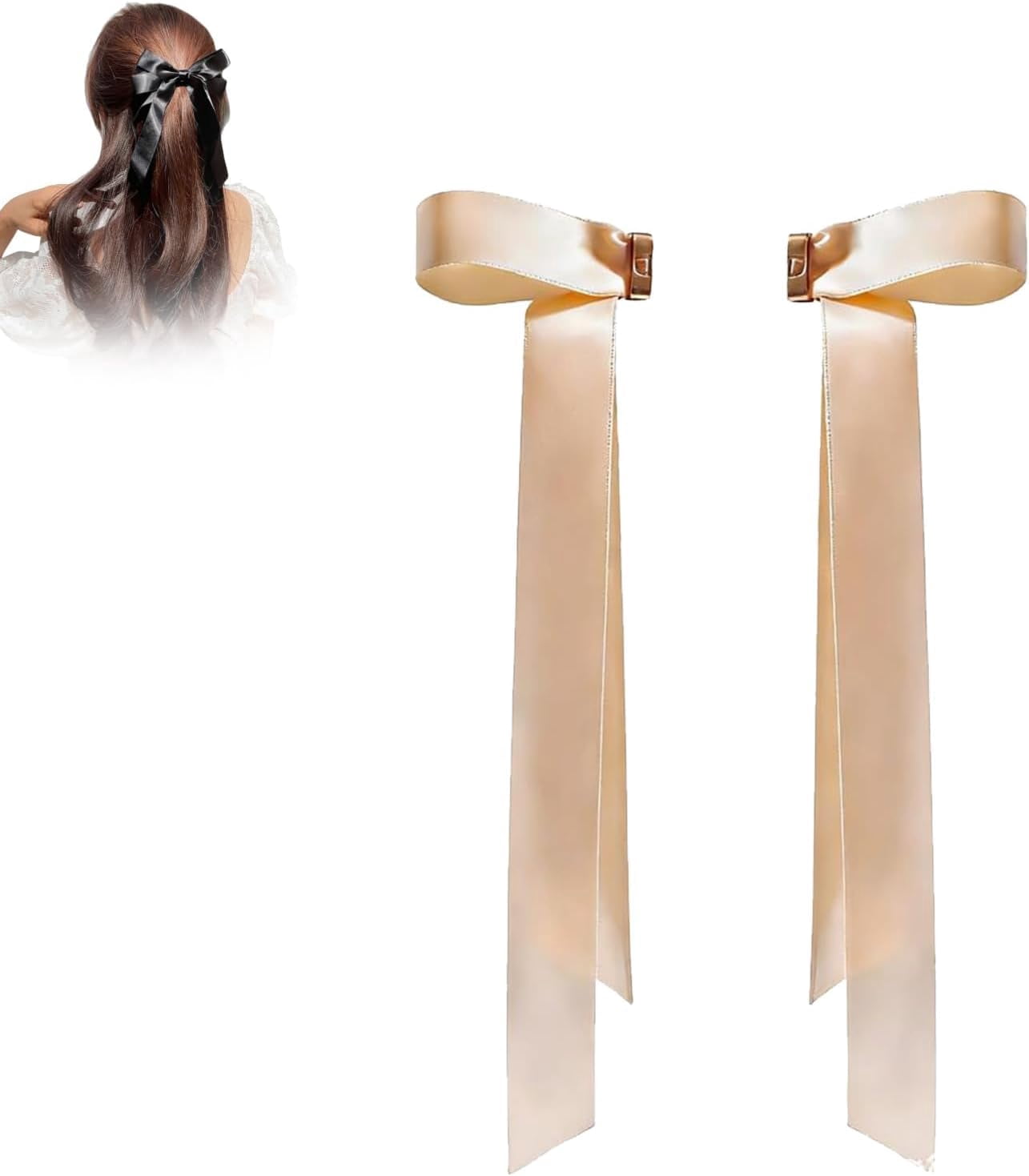 Magnetic Hair Bow, 2026 Magnetic Bow Hair Clips for Women, Mini ...