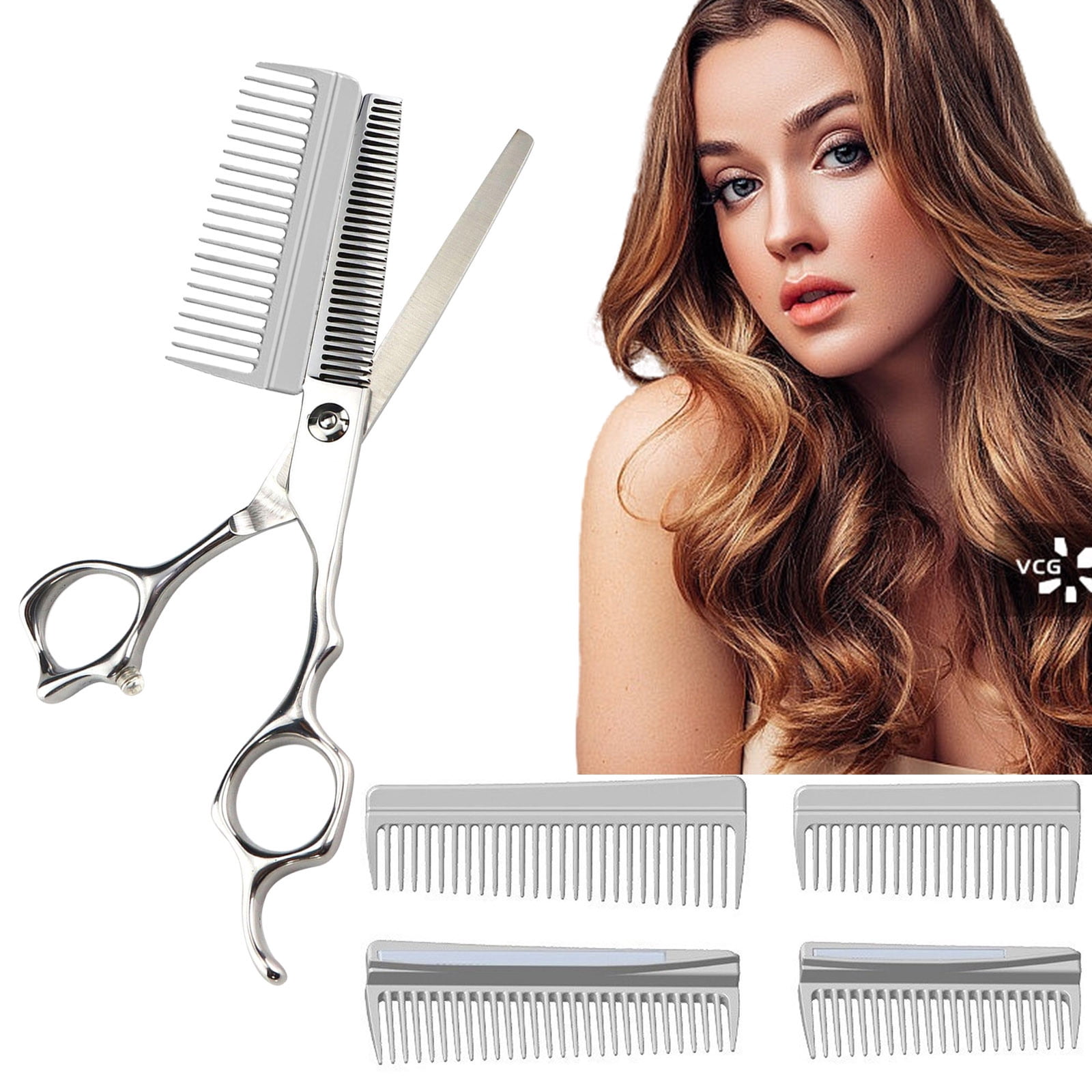 Magnetic Haircut Comb for Scissors | Professional Salon Quality ...