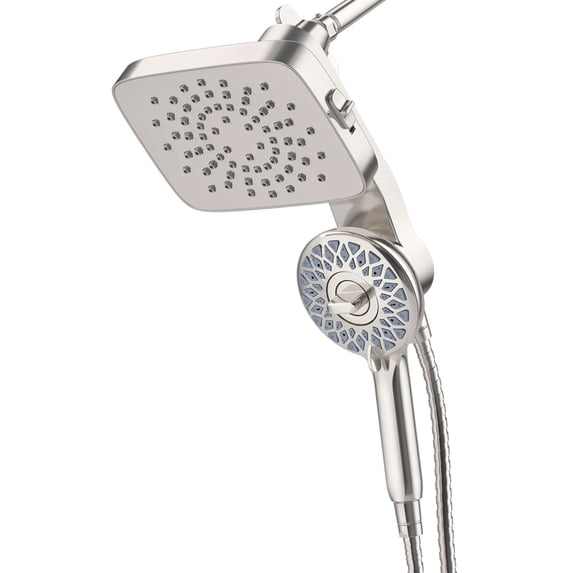 Magnetic Handheld Dual Shower Head with High Pressure Rain Shower Combo ...