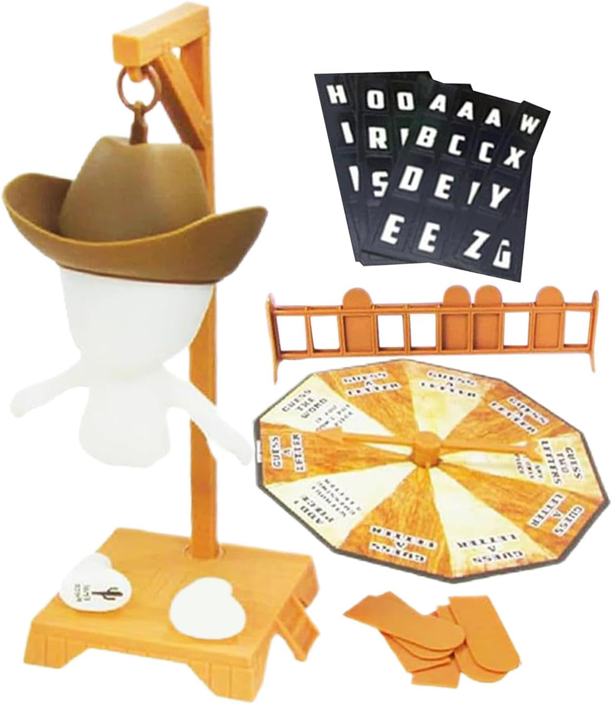 Hangman Magnetic Word Game, Fun Magentic Cowboy Hangings Board Game ...