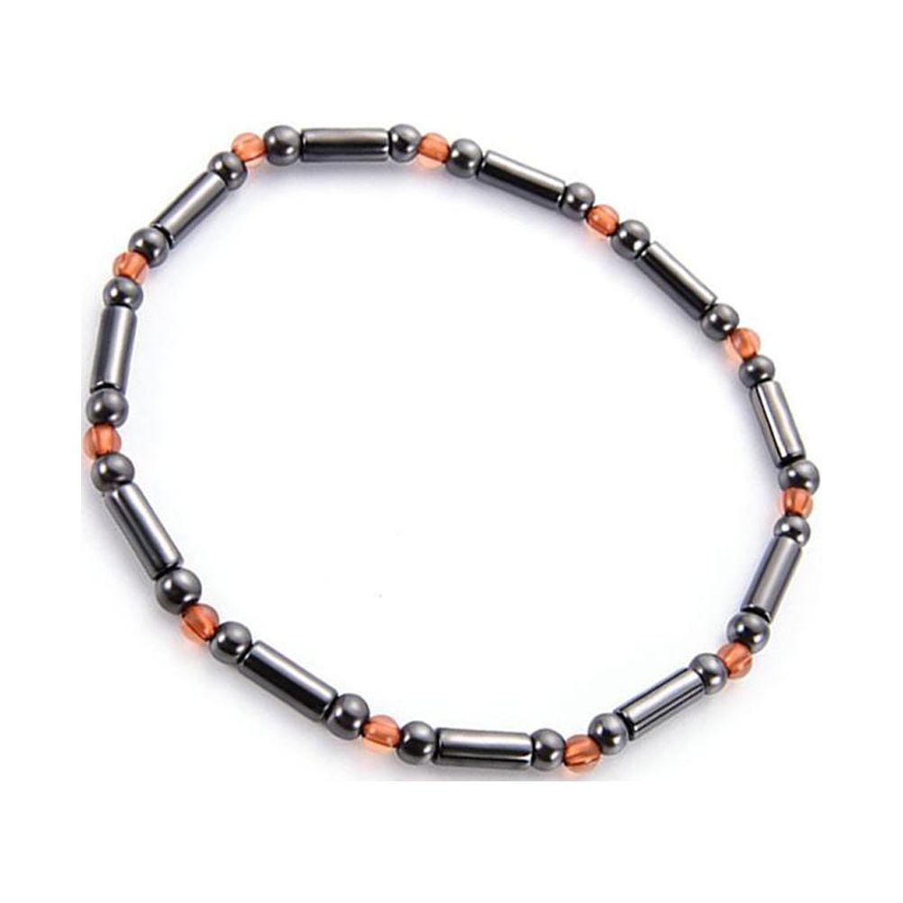 Magnetic Hematite Anklet for Men Women Anti Swelling Lymphatic Drainage ...