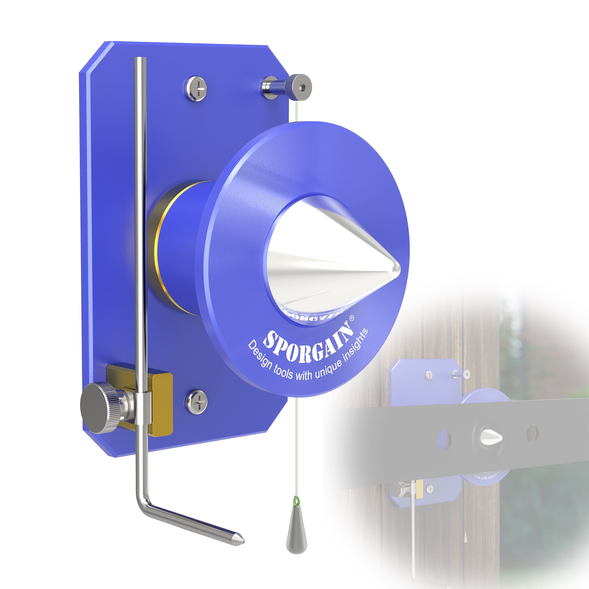 Magnetic High Precision Lawn Mower Blade Balancer - Wall Mounted for ...