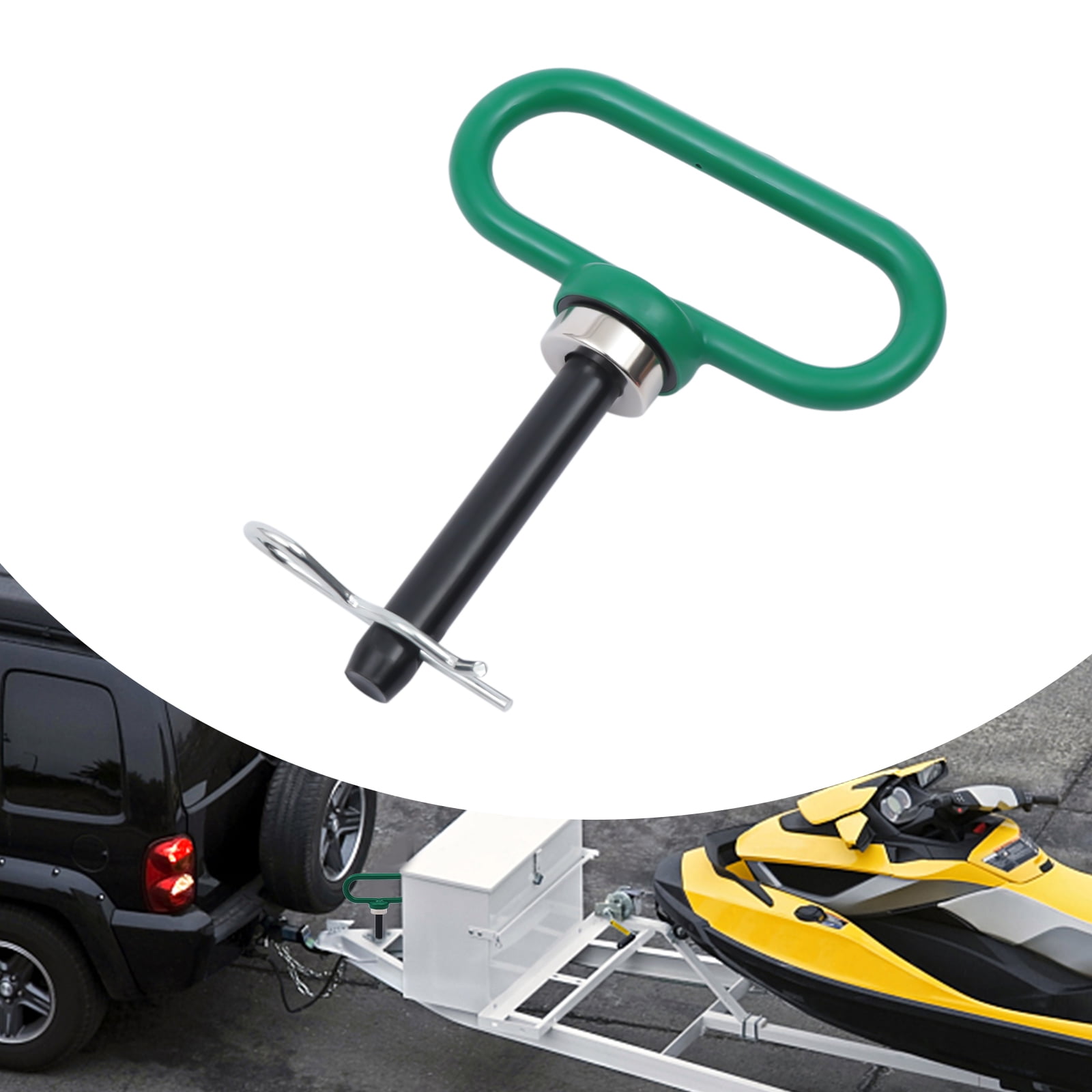 Magnetic Hitch Pin, 3-inch Carbon Steel, Strong Suction, Anti-Corrosion ...