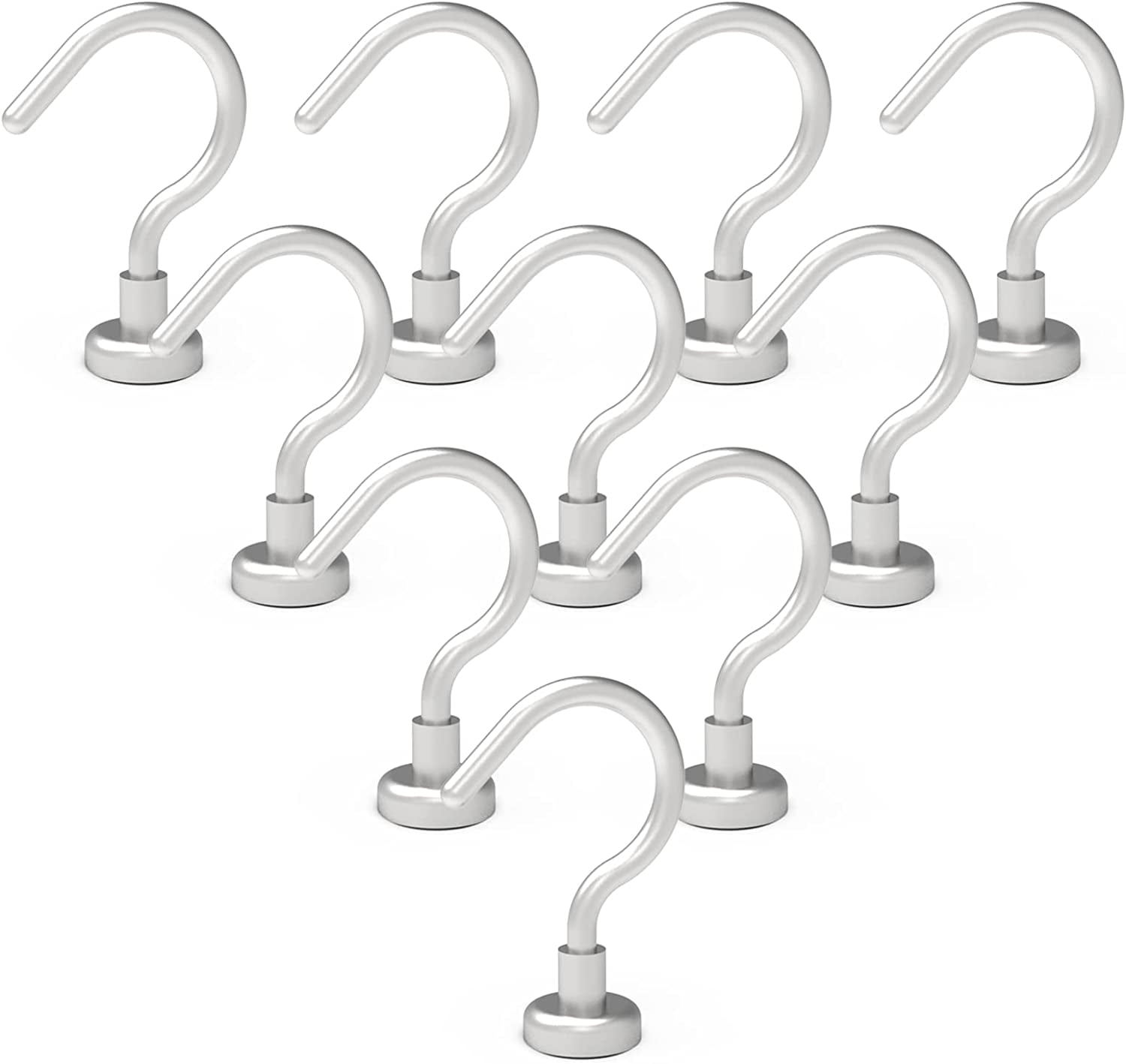 Magnetic Hooks, 23.5LBS Magnet Hooks Heavy Duty with Plus Hook ...