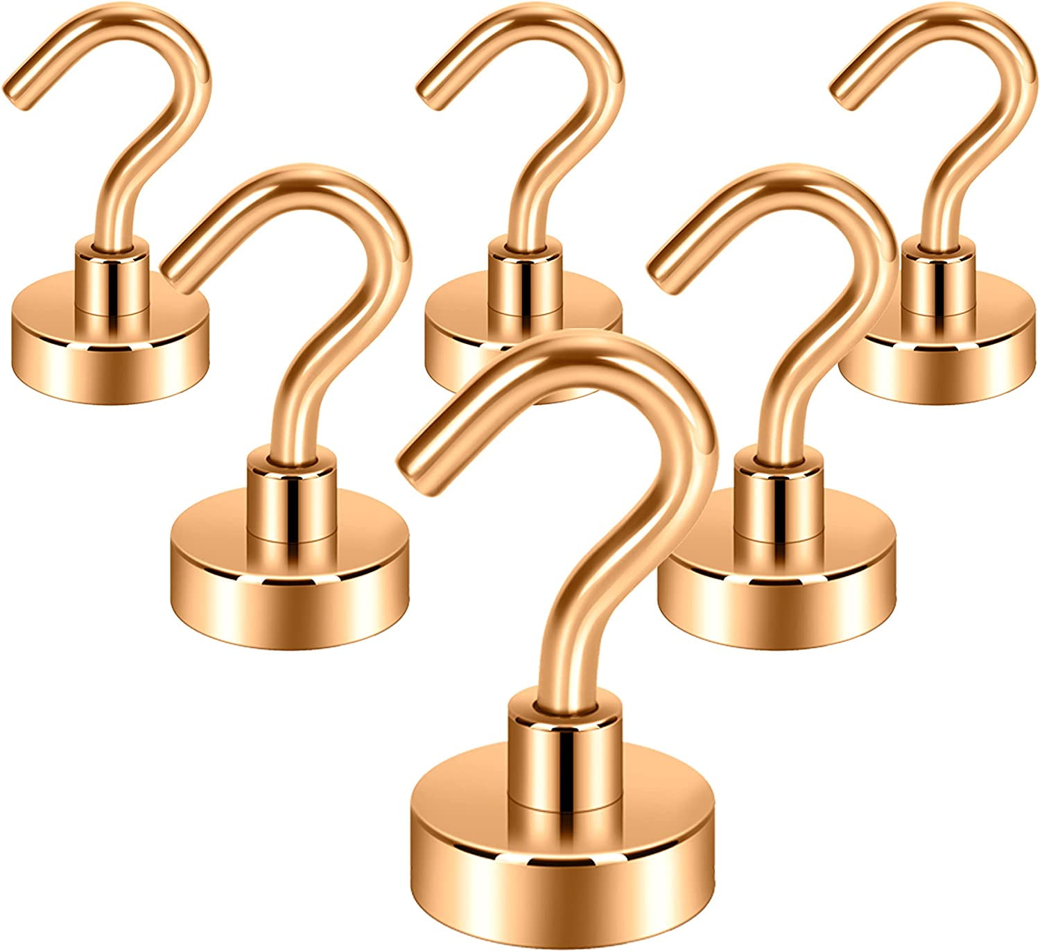 Magnetic Hooks, 28 lb+ Heavy Duty Earth Magnets with Hook for ...