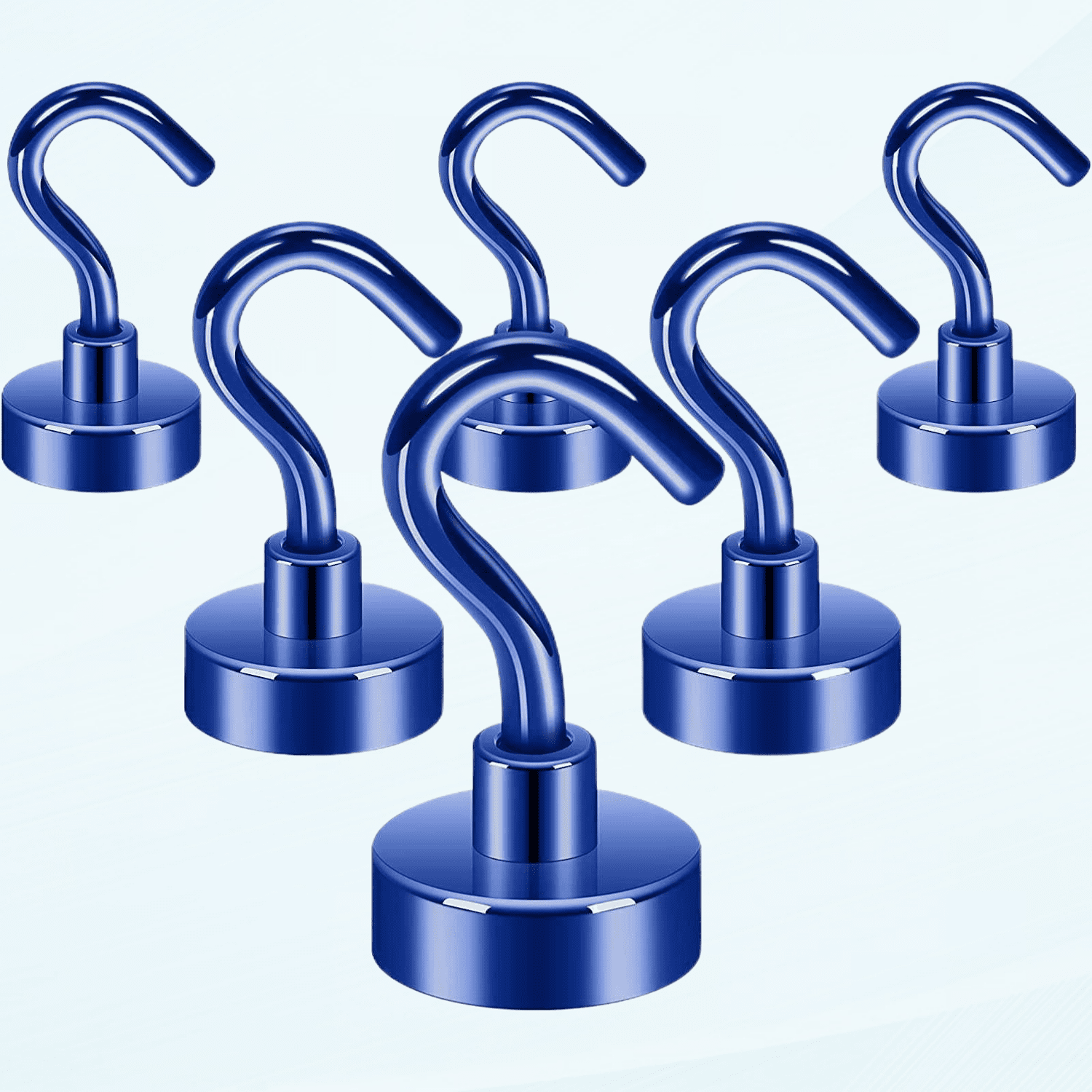 Magnetic Hooks, 28 lb+ Heavy Duty Earth Magnets with Hook for ...