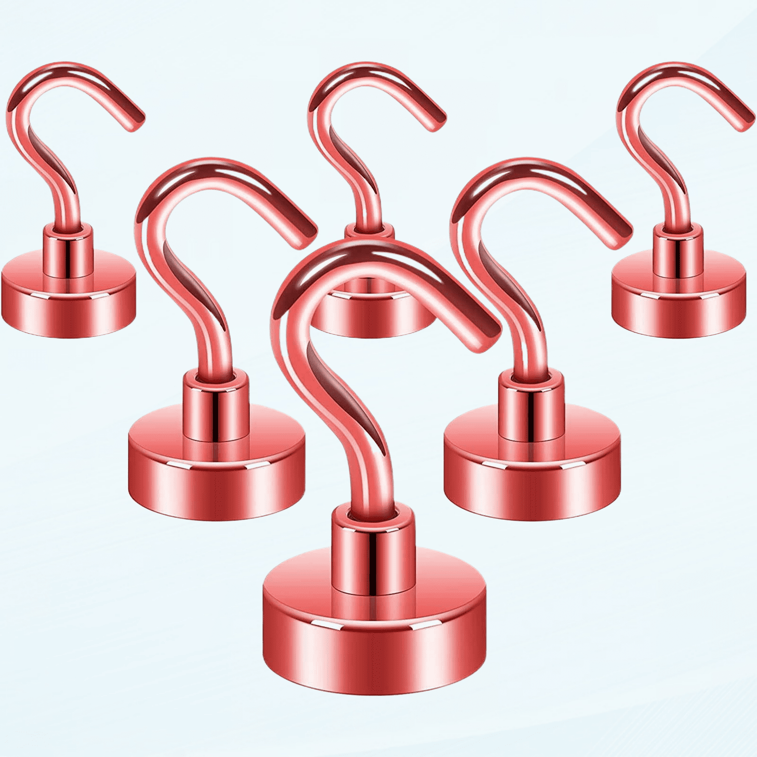 Magnetic Hooks, 28 lb+ Heavy Duty Earth Magnets with Hook for ...