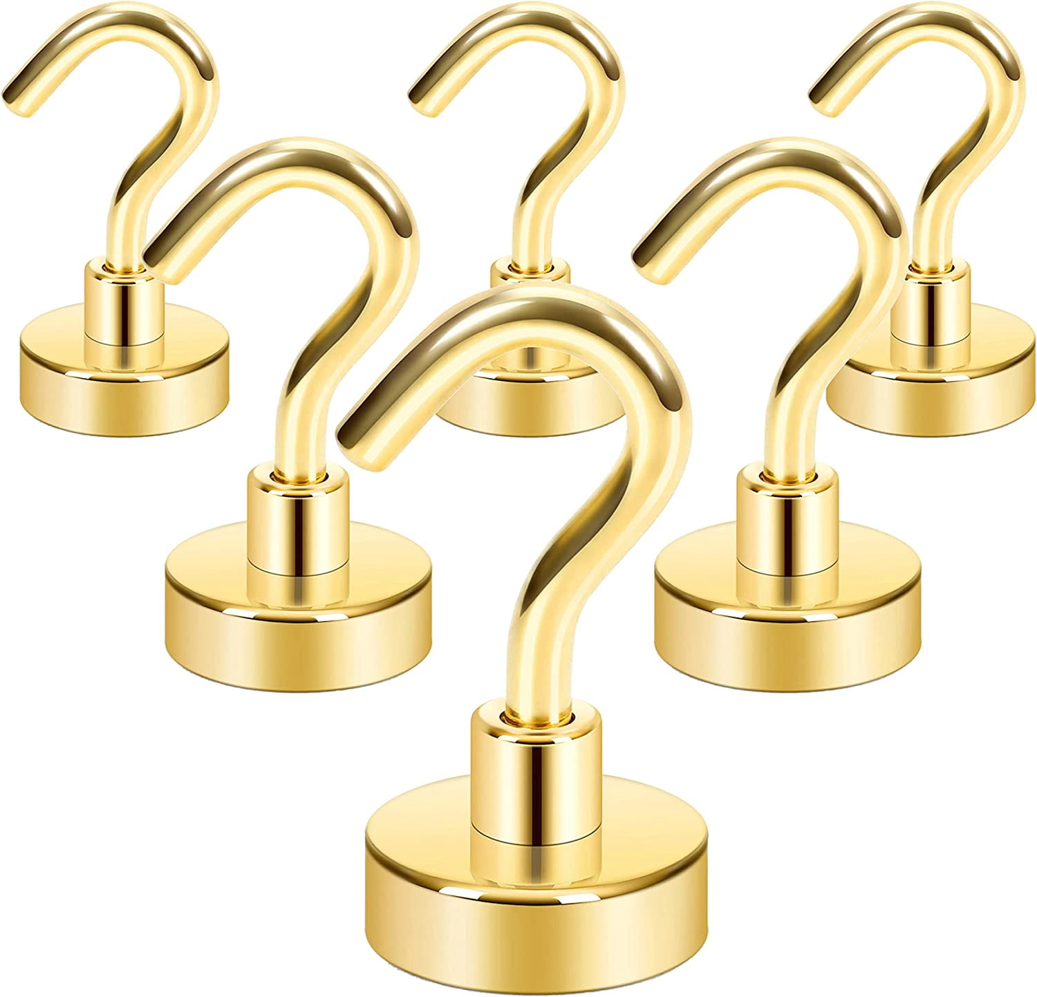 Magnetic Hooks, 28 lb+ Heavy Duty Earth Magnets with Hook for ...