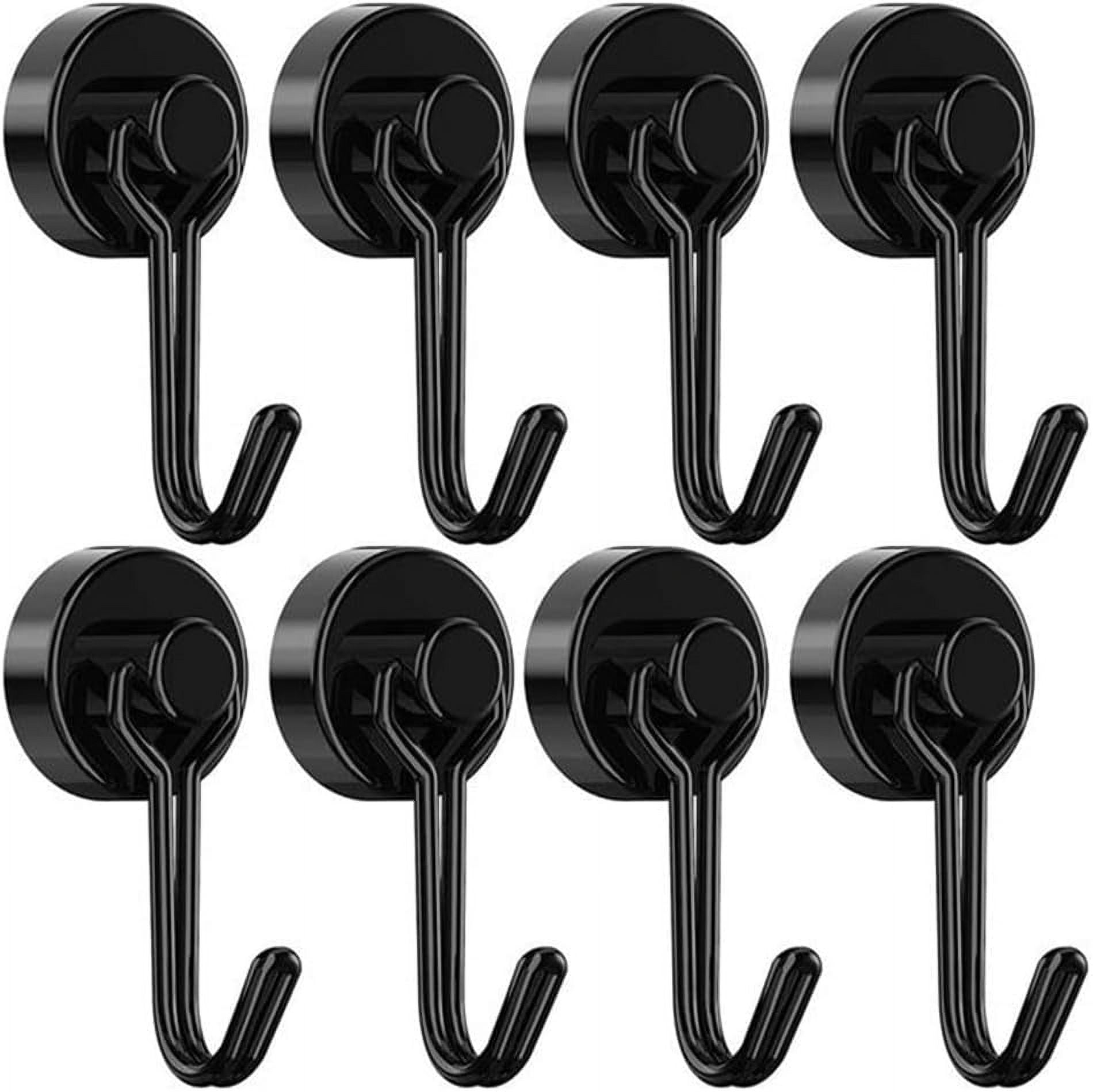 Magnetic Hooks, 30lb+ Extra Strong Magnet with Hook for Fridge,360 ...