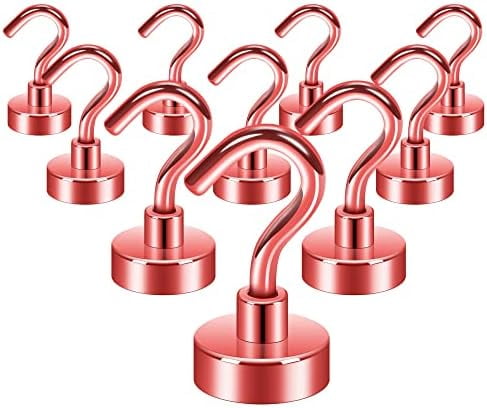 Magnetic Hooks,30lb+ Heavy Duty Earth Magnets with Hook for ...